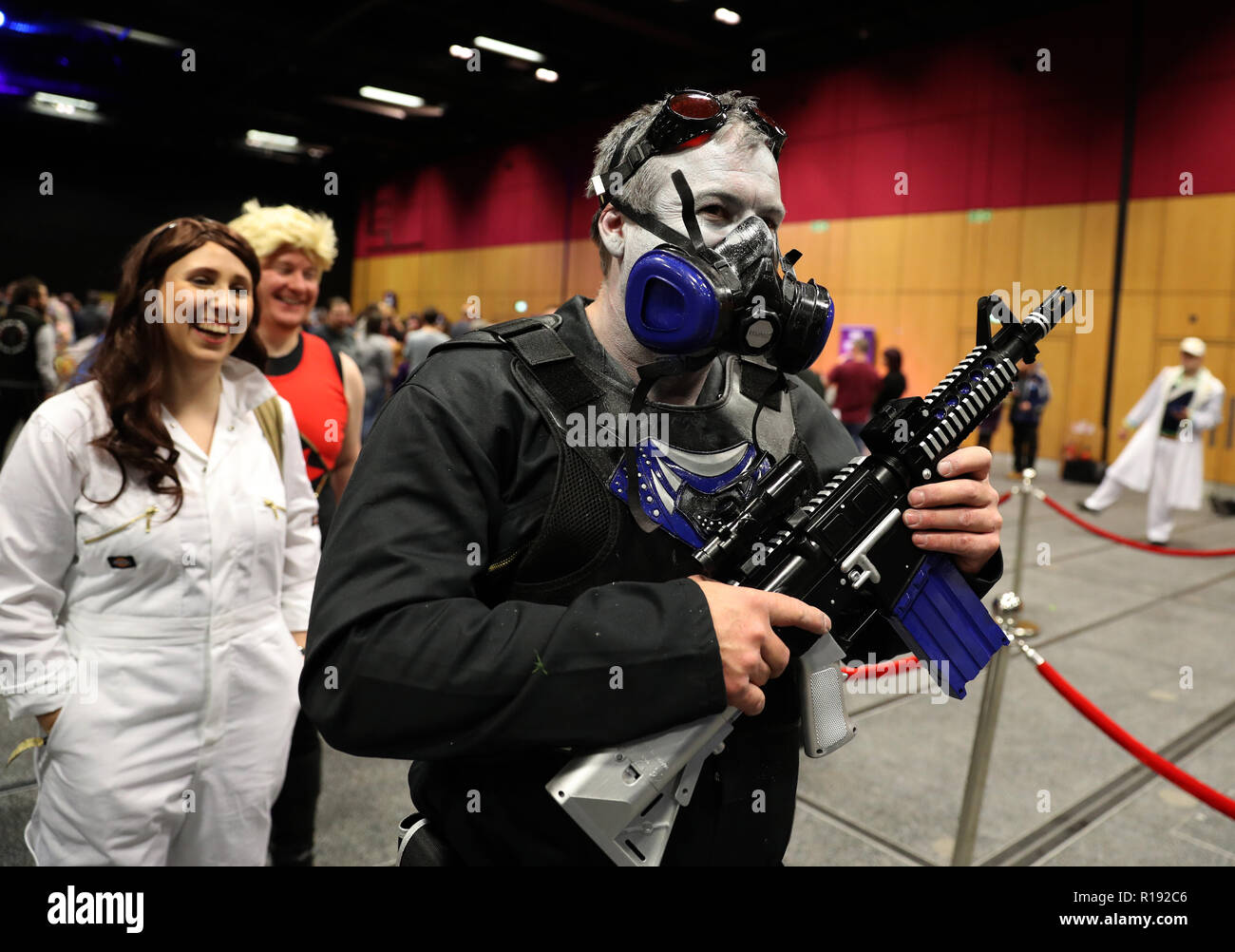 People in costume as they attend FOR THE LOVE OF 80s - Comic Con ...
