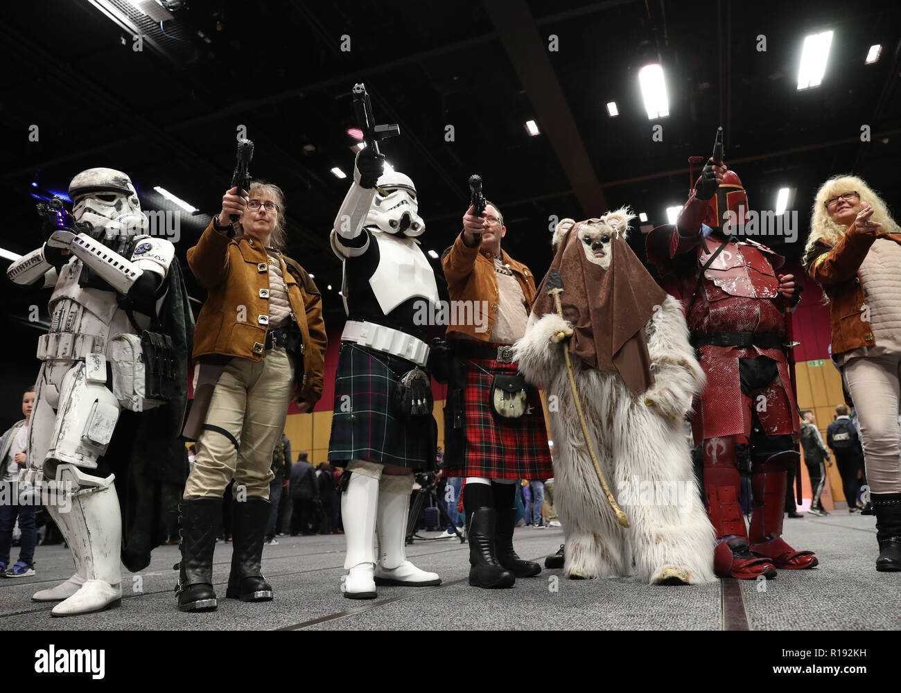 People in costume as they attend FOR THE LOVE OF 80s - Comic Con ...