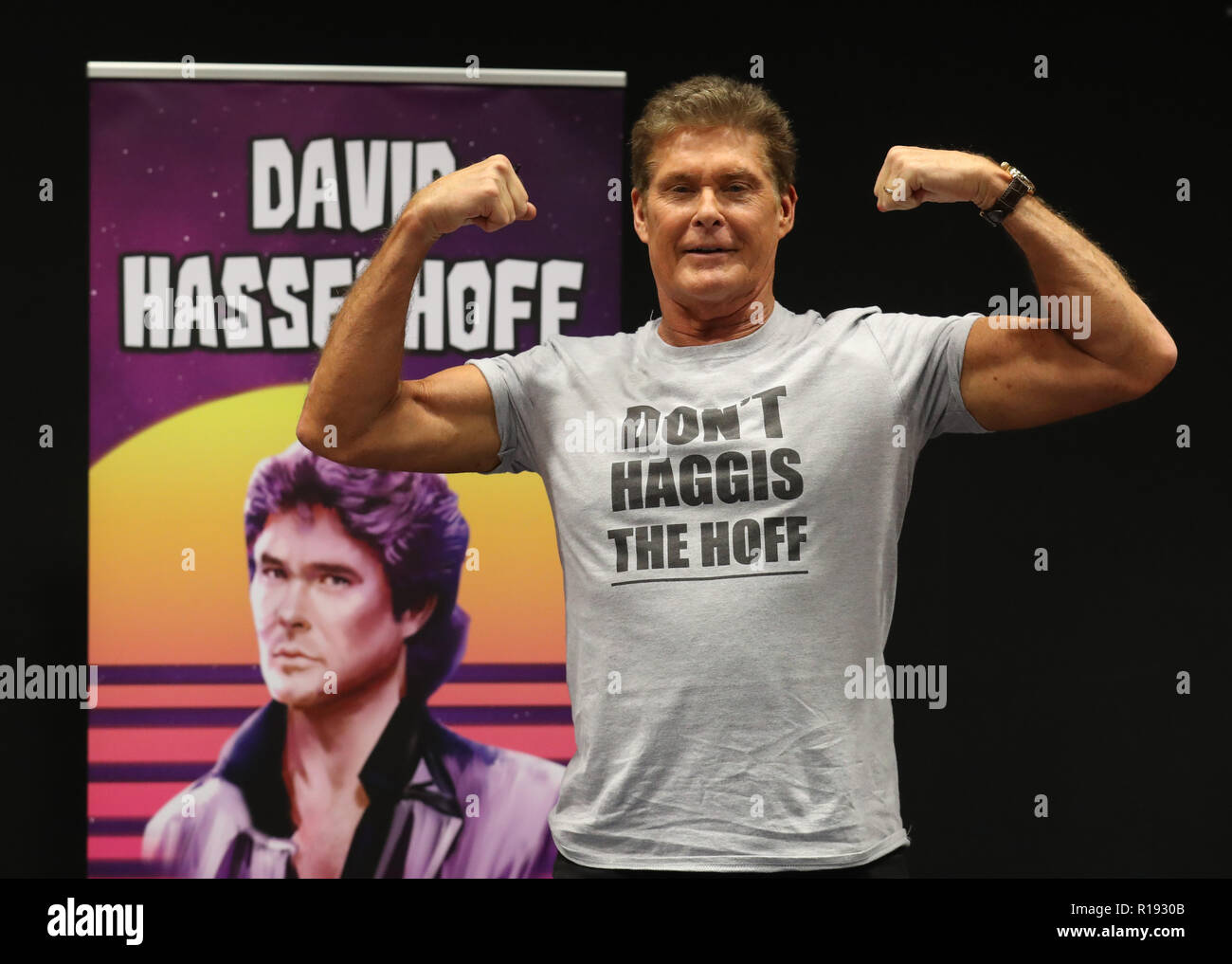 David Hasselhoff attends FOR THE LOVE OF 80s - Comic Con Scotland ...