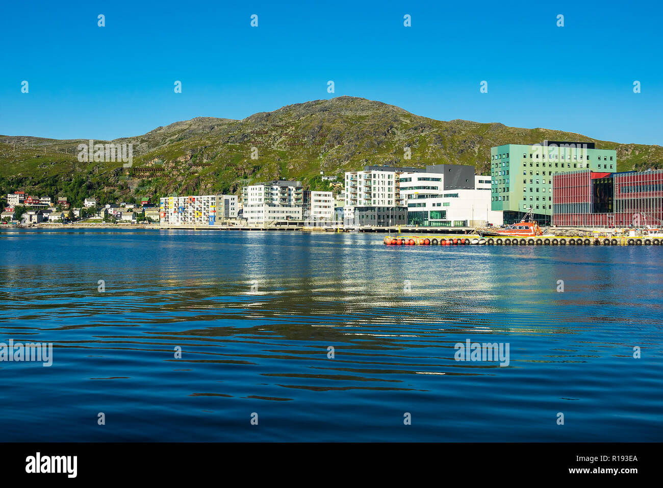 Hammerfest city view hi-res stock photography and images - Alamy