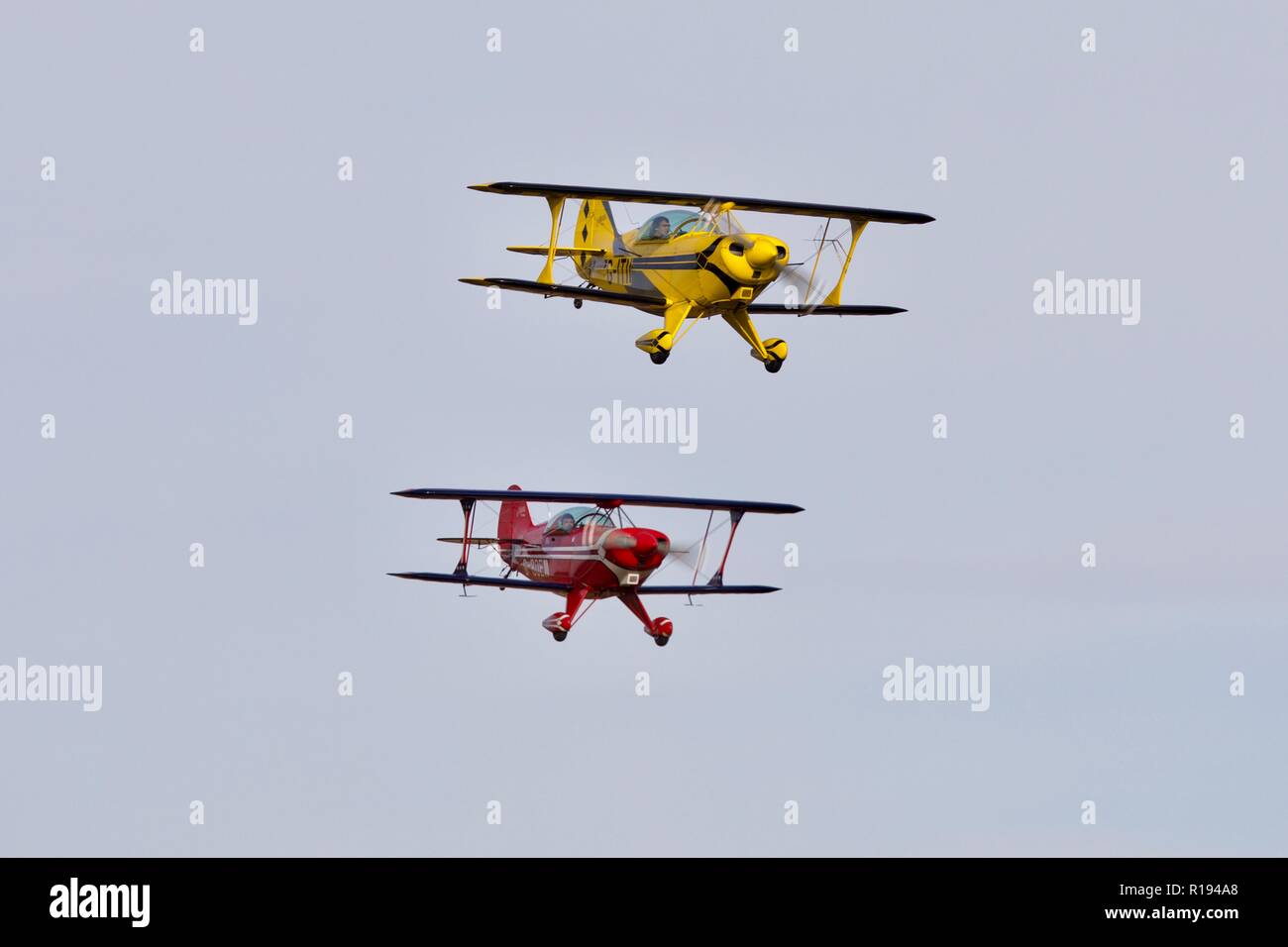 Pitts special flying at Shuttleworth Race Day Airshow on the 7th ...