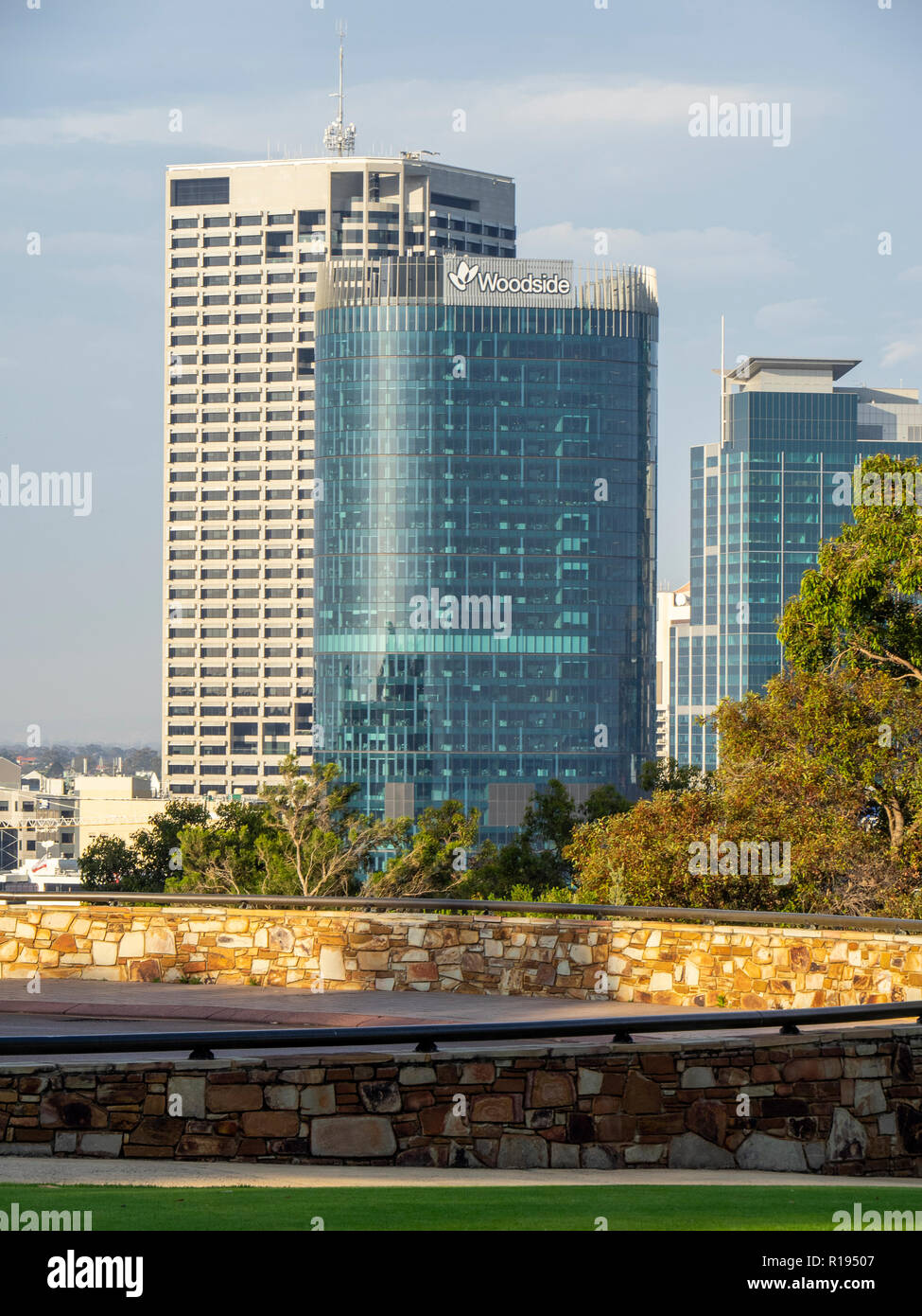 Capital Square Tower 1 and QV.1 Tower Perth Western Australia Stock ...