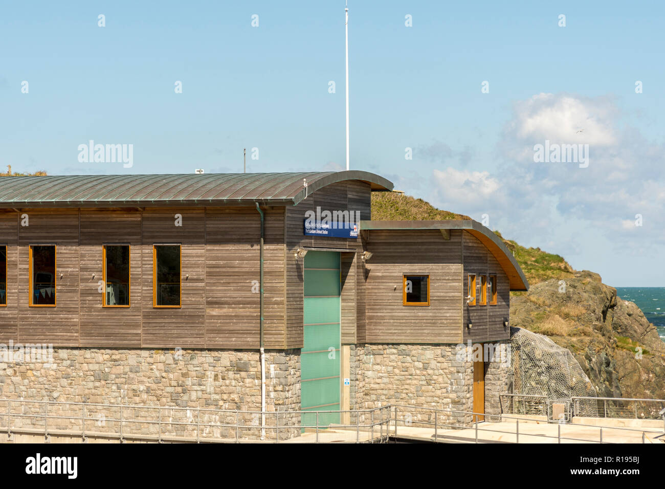 Porthdinllaen Lifeboat RNLI station Gwynedd North Wales Stock Photo - Alamy