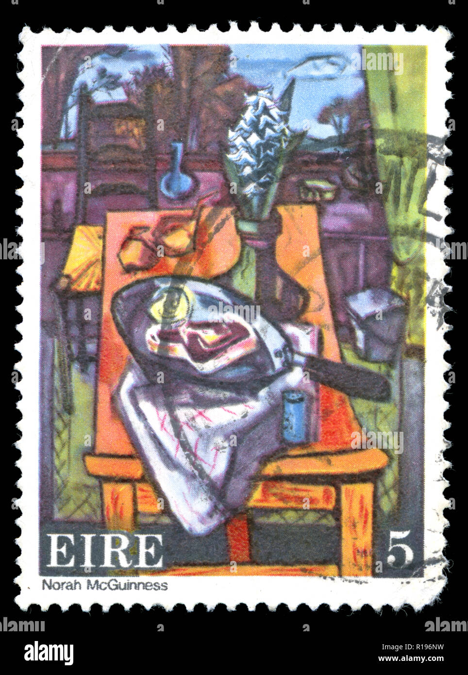 Postmarked stamp from Ireland in the 6th issue of Contemporary Irish ...
