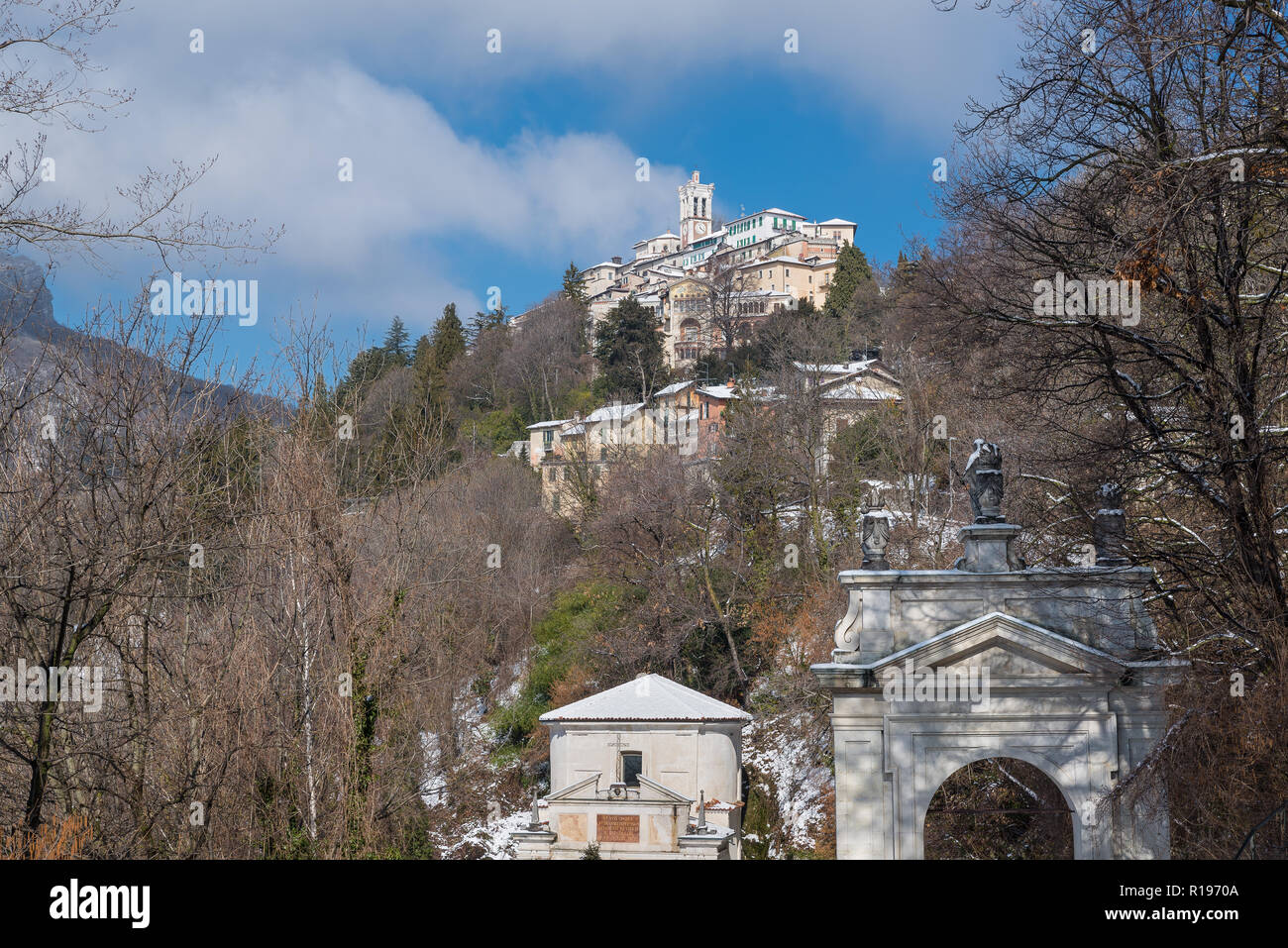 Sacro Monte of Varese (Santa Maria del Monte), Italy, Unesco site Stock ...
