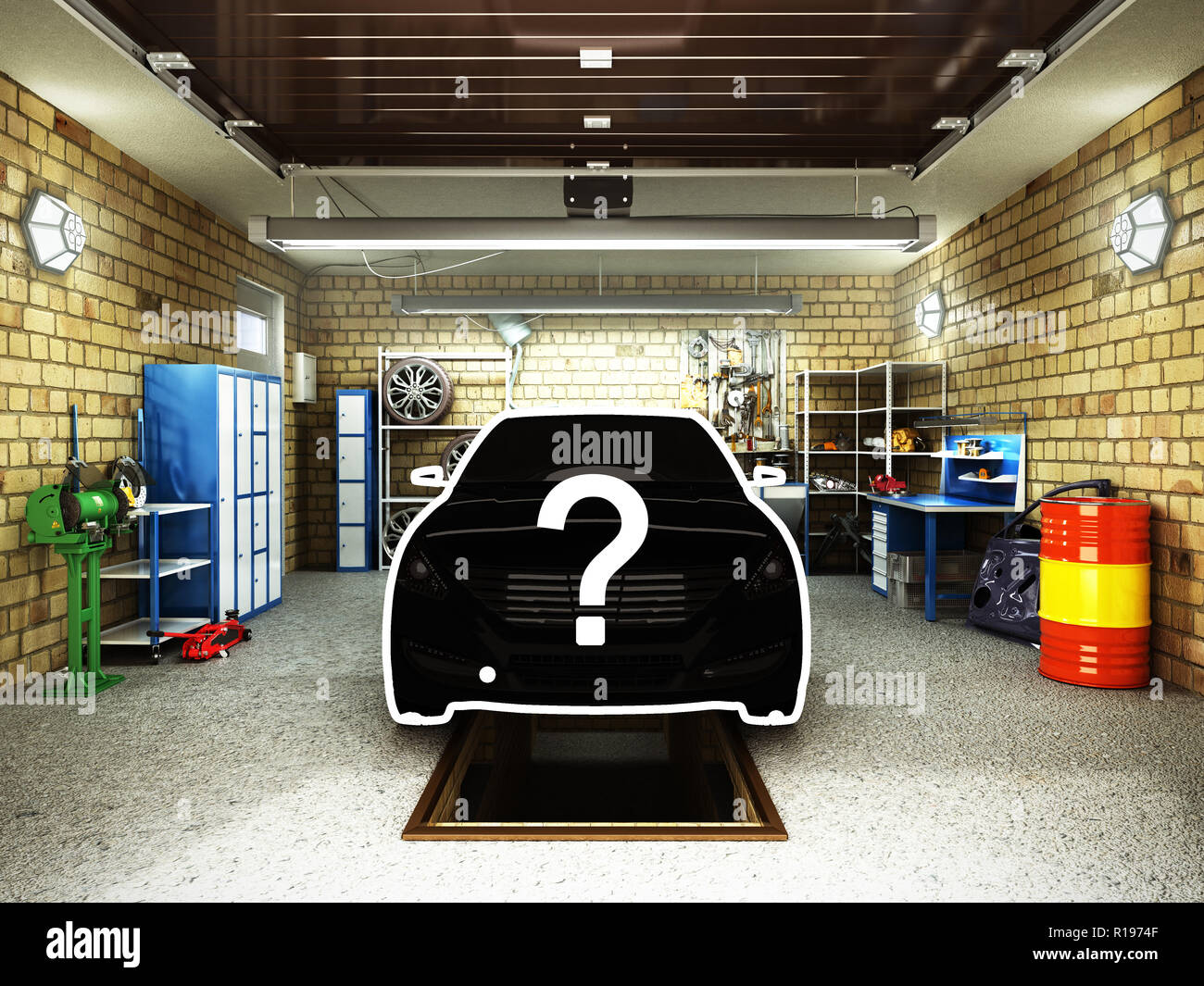 Garage Design Car 3d