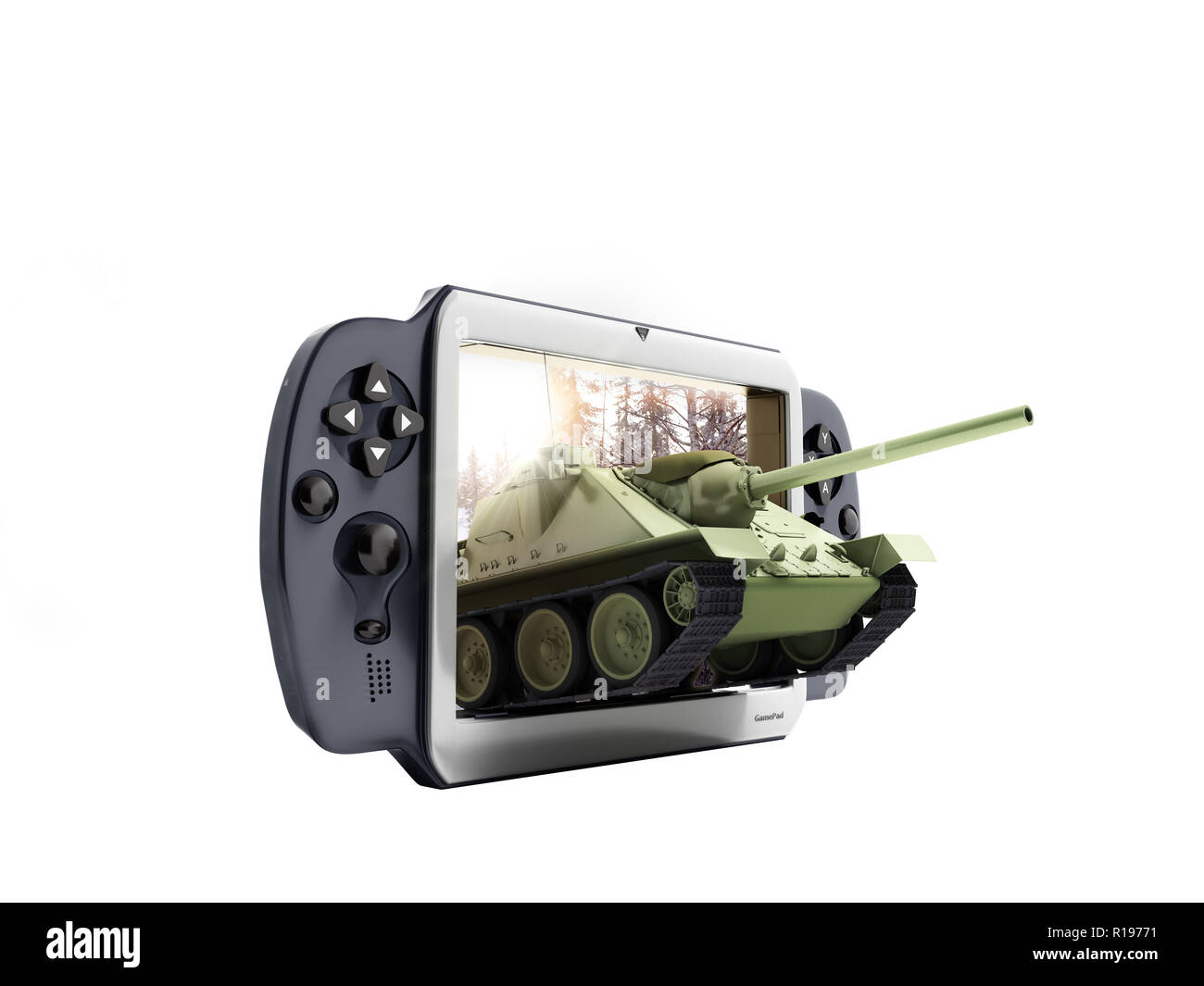 Panzer tank scene Cut Out Stock Images & Pictures - Alamy