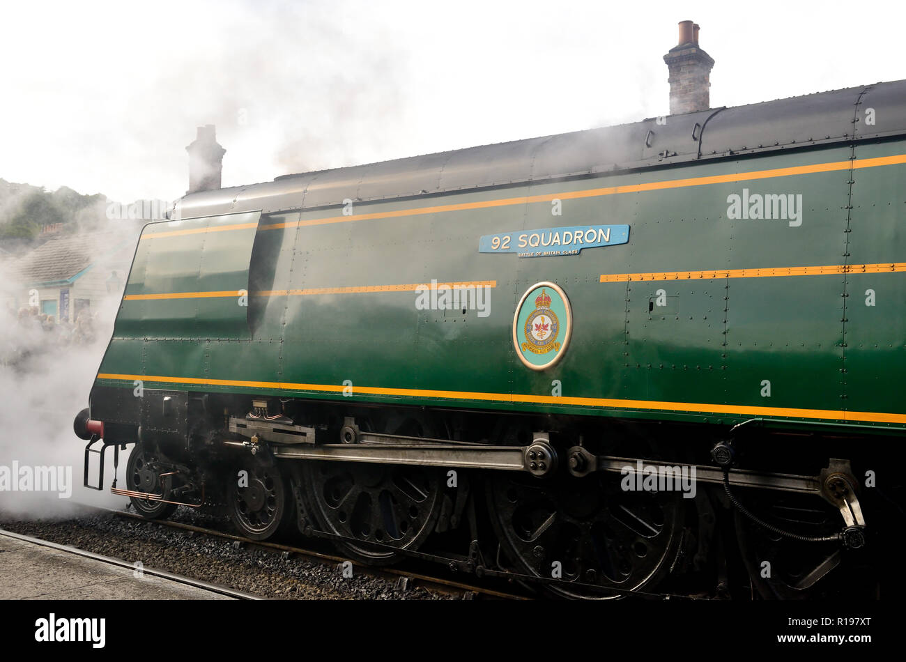 Visiting SR Battle of Britain class pacific No 34081 '92 Squadron ...