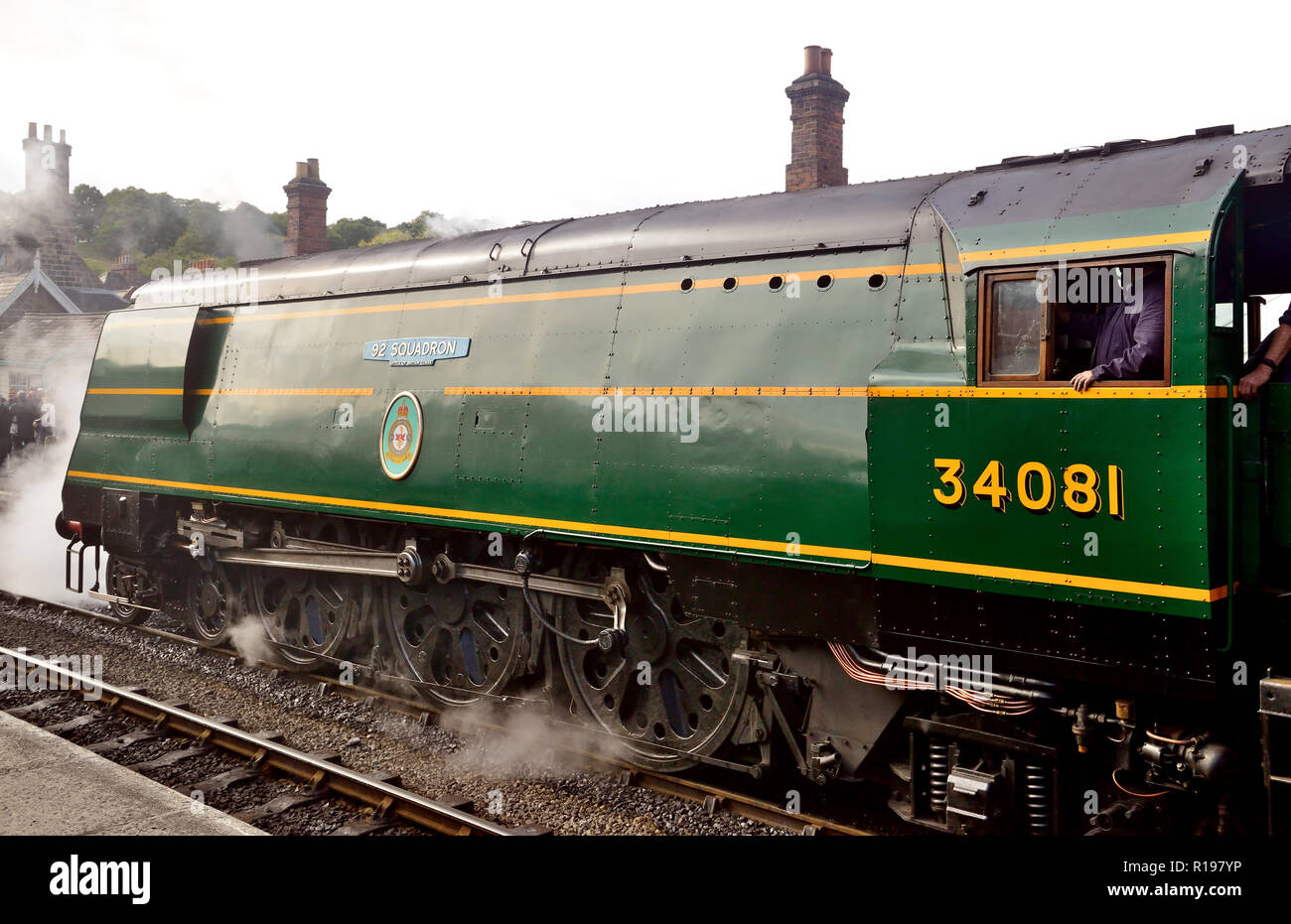 Visiting SR Battle of Britain class pacific No 34081 '92 Squadron ...