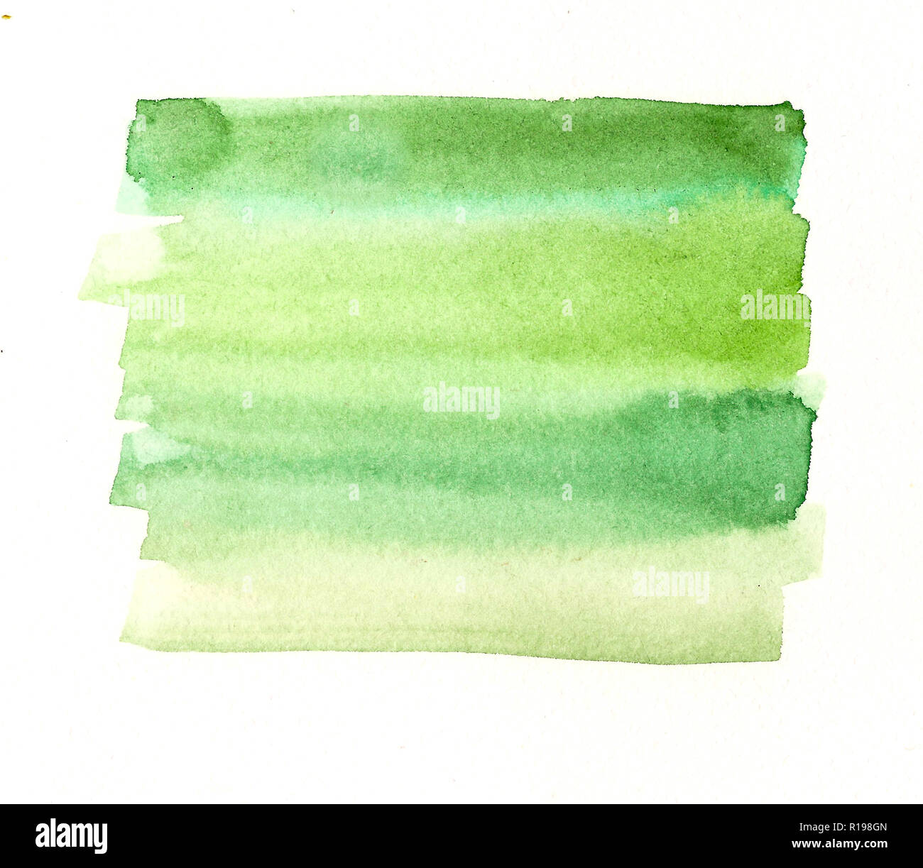 watercolor green lines label Stock Photo - Alamy