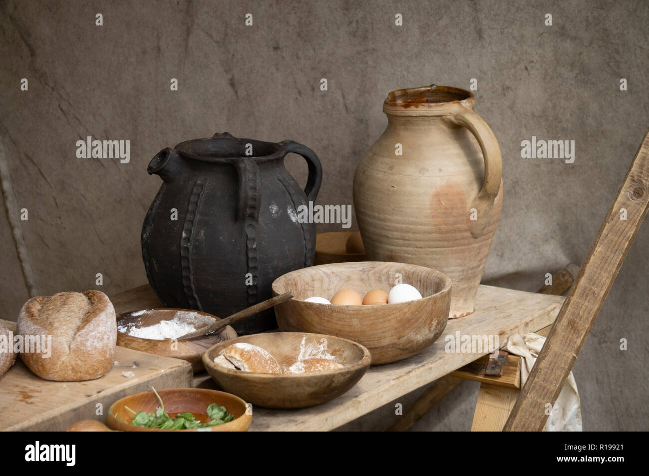 Anglo saxon village hi-res stock photography and images - Alamy
