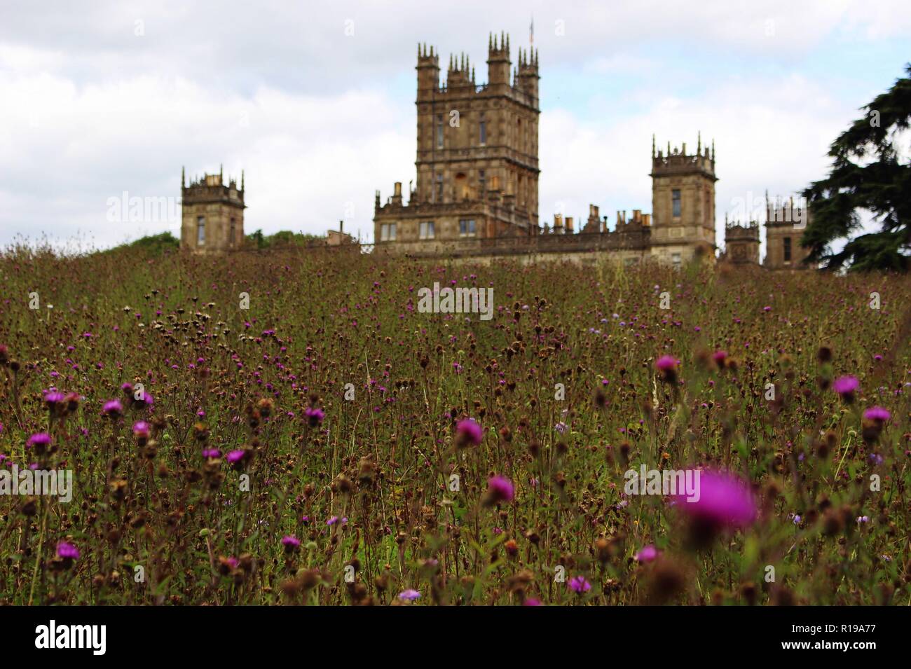 Highclere Castle Exterior High Resolution Stock Photography and Images ...