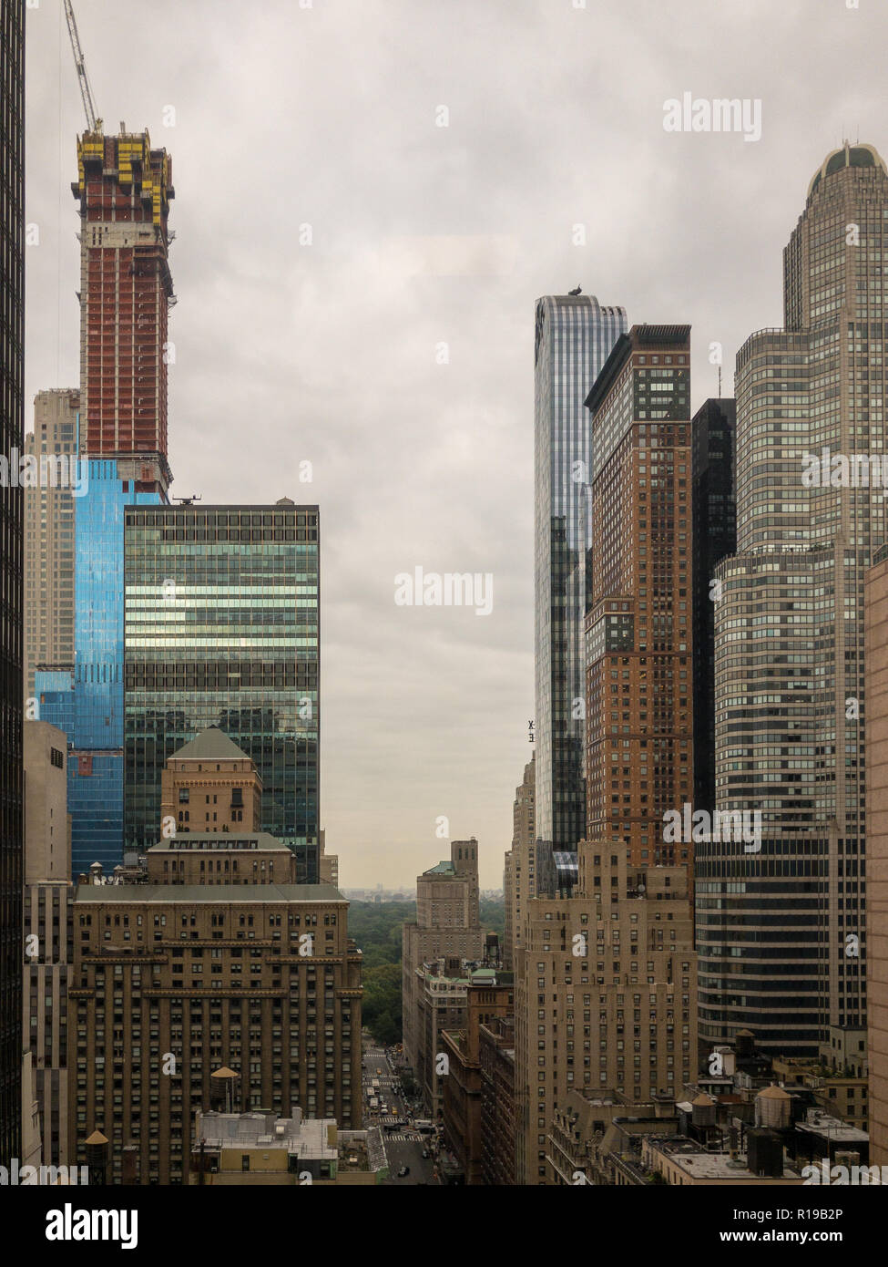 Aerial view of Midtown Manhattan in New York City Stock Photo - Alamy