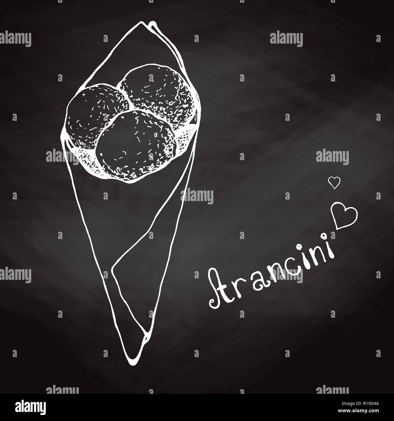 Arancini italy Stock Vector Images - Alamy