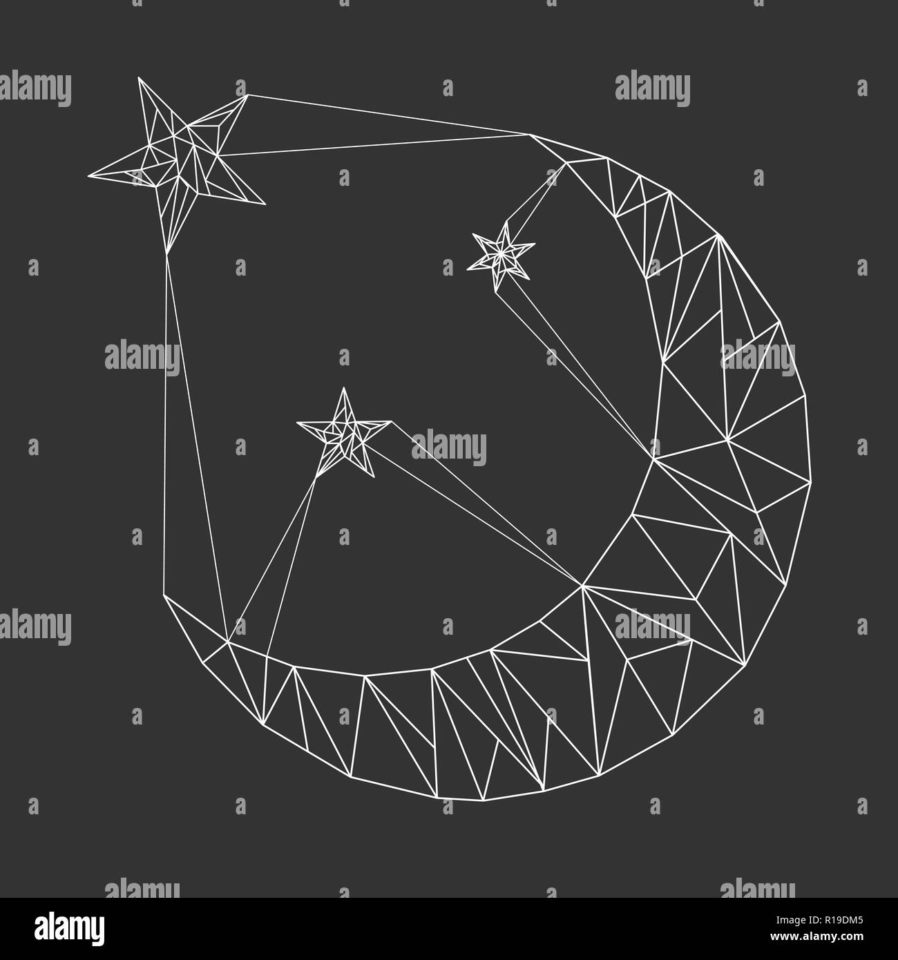 Star polygons hi-res stock photography and images - Alamy