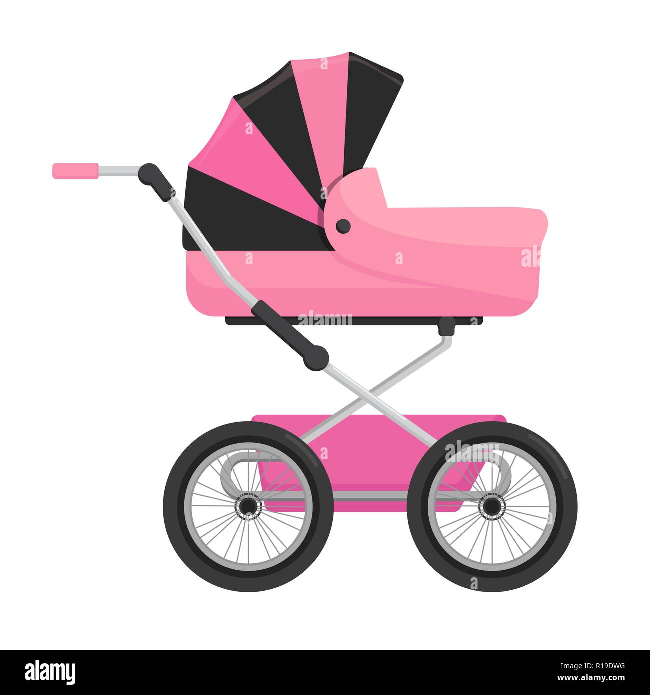 Baby carriage vector vectors hi-res stock photography and images - Alamy