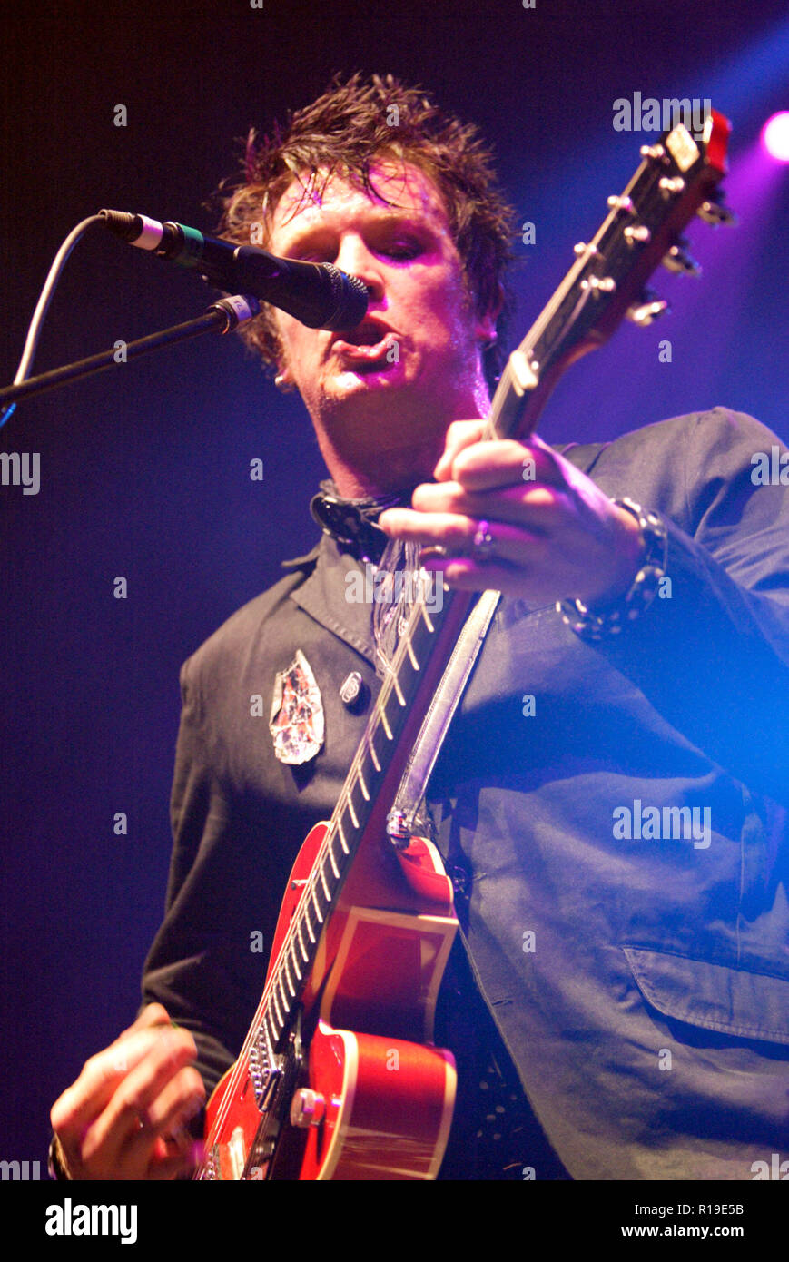 Chris Cheney The Living End performing live in concert at Sydney ...