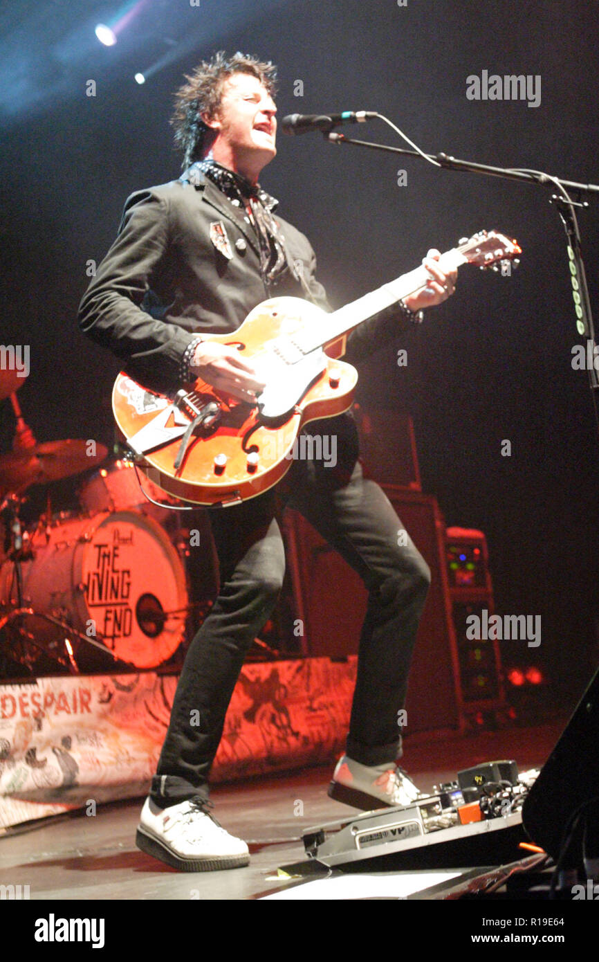 Chris Cheney The Living End performing live in concert at Sydney ...