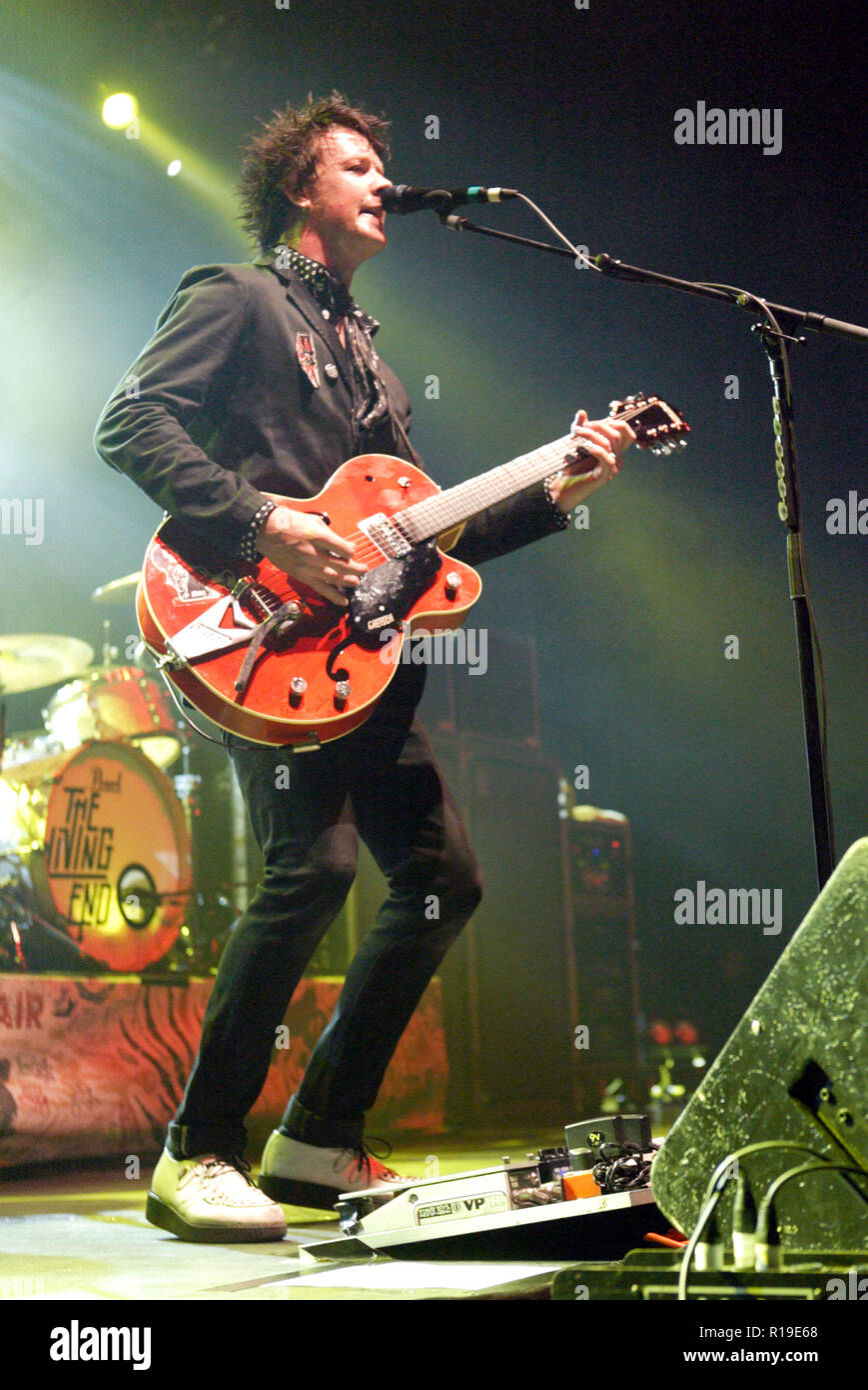 Chris Cheney The Living End performing live in concert at Sydney ...