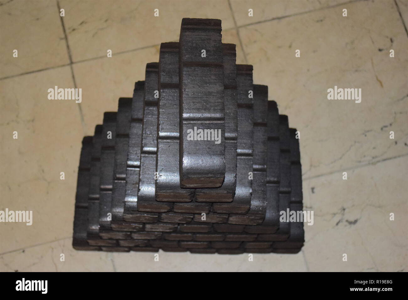 Brown coal briquette stockpile as an alternate heating source for ...