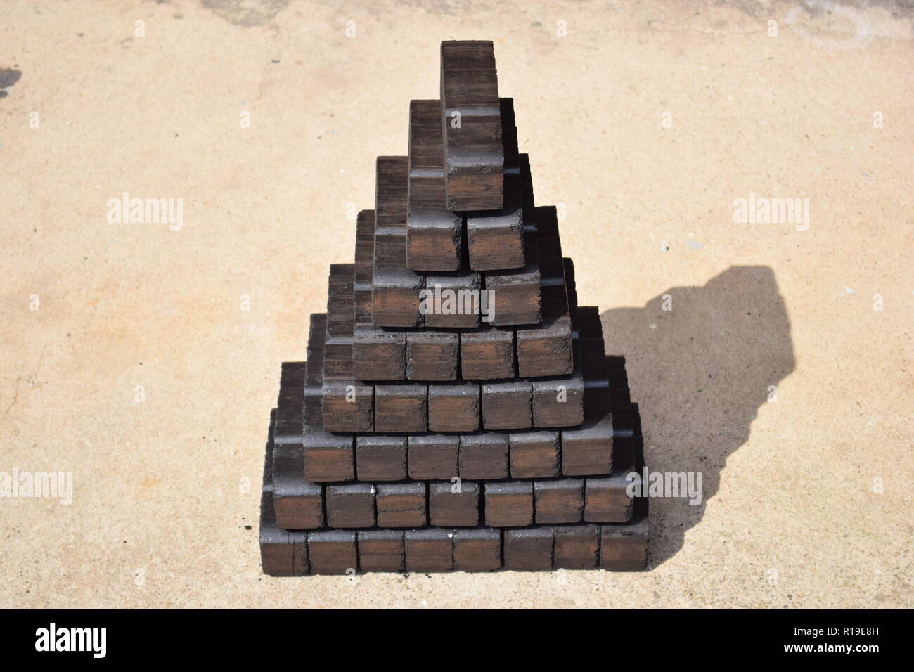 Brown coal briquette stockpile as an alternate heating source for ...