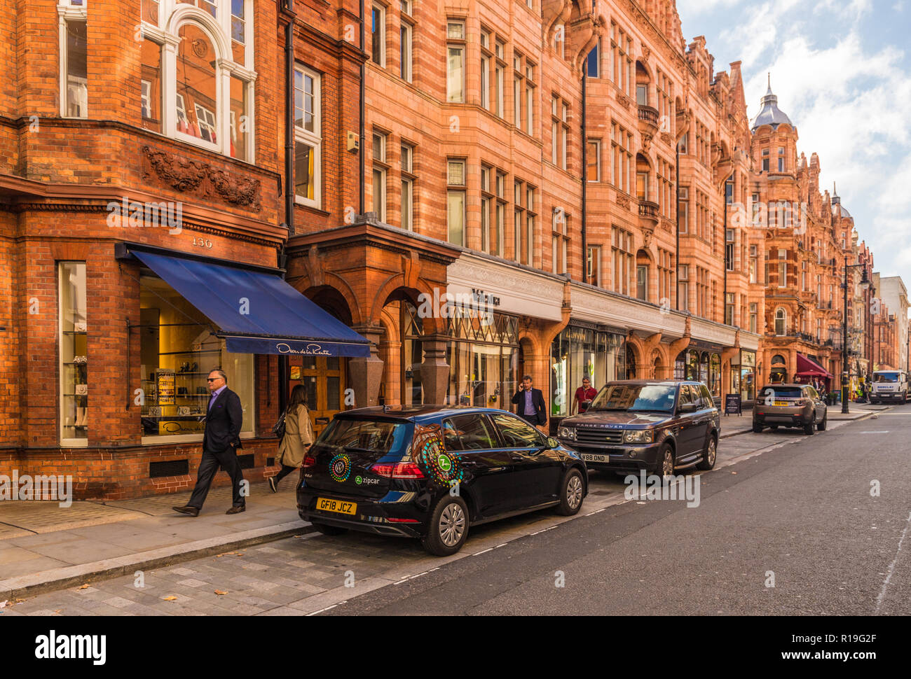 A typical view in Mayfair Stock Photo - Alamy