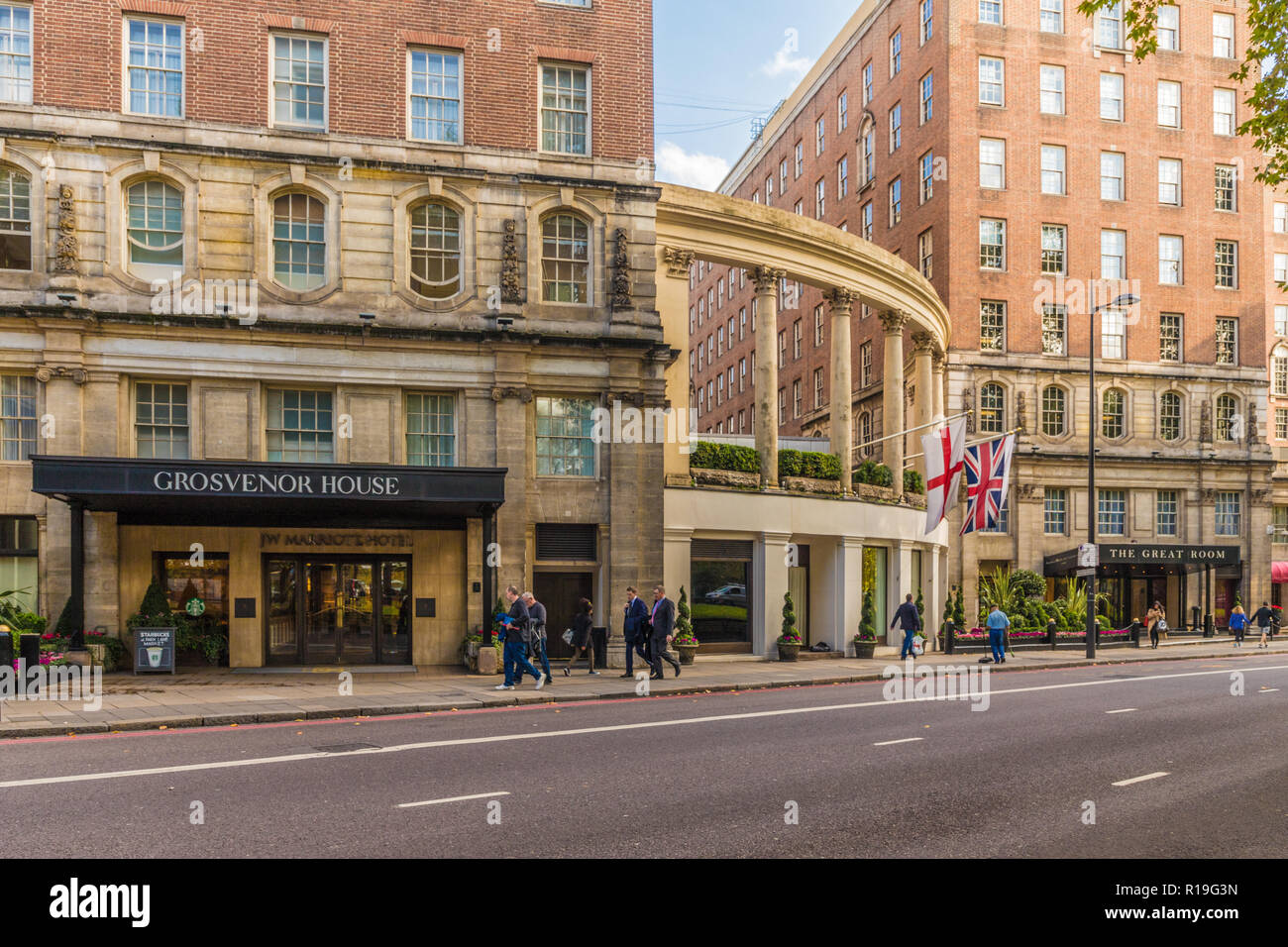 A typical view in Mayfair Stock Photo - Alamy