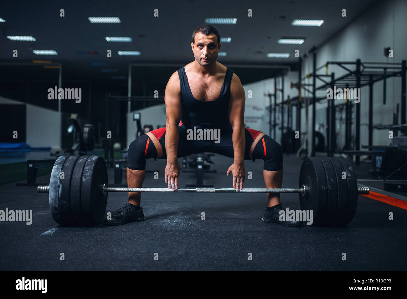Male powerlifter competition in hi-res stock photography and images - Alamy
