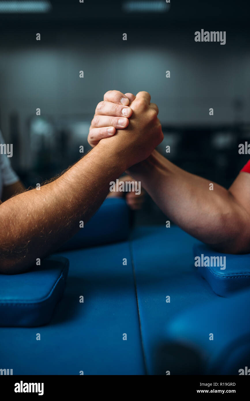 Muscular hands hi-res stock photography and images - Alamy