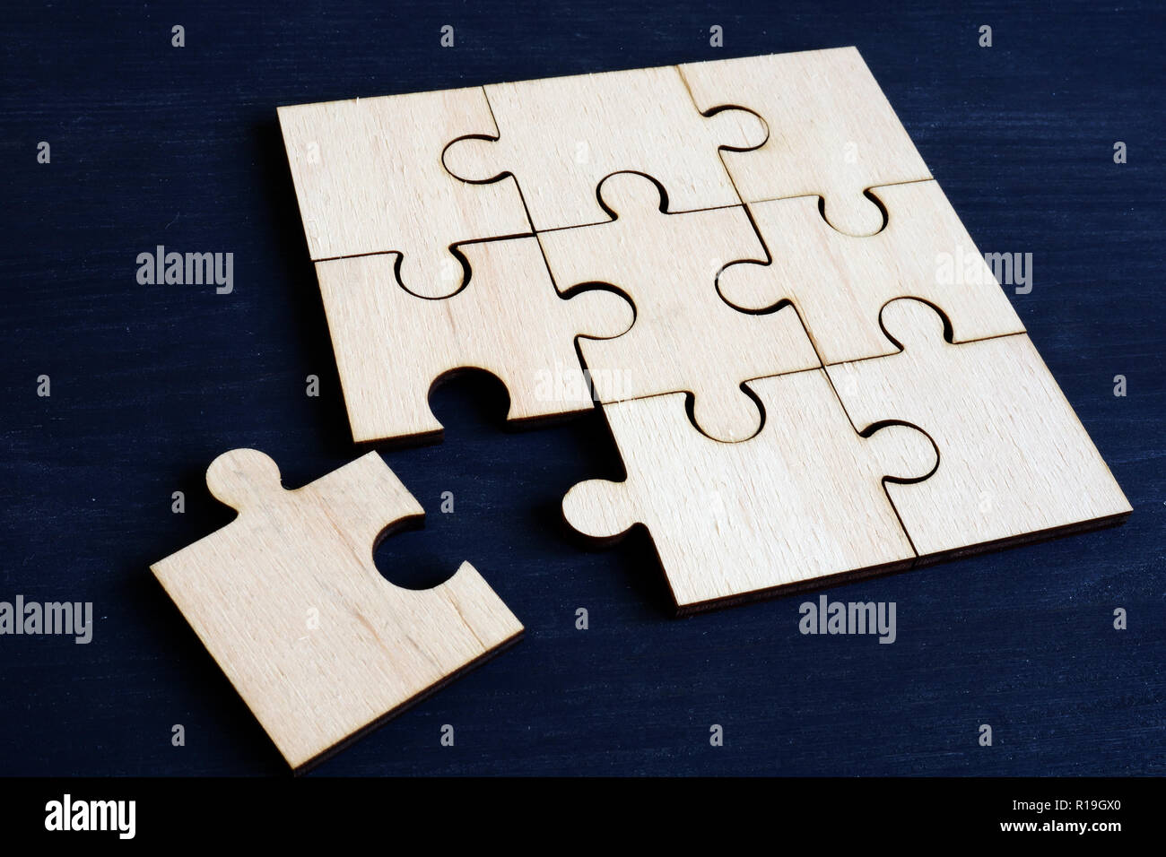 Concept solution problem piece hi-res stock photography and images - Alamy