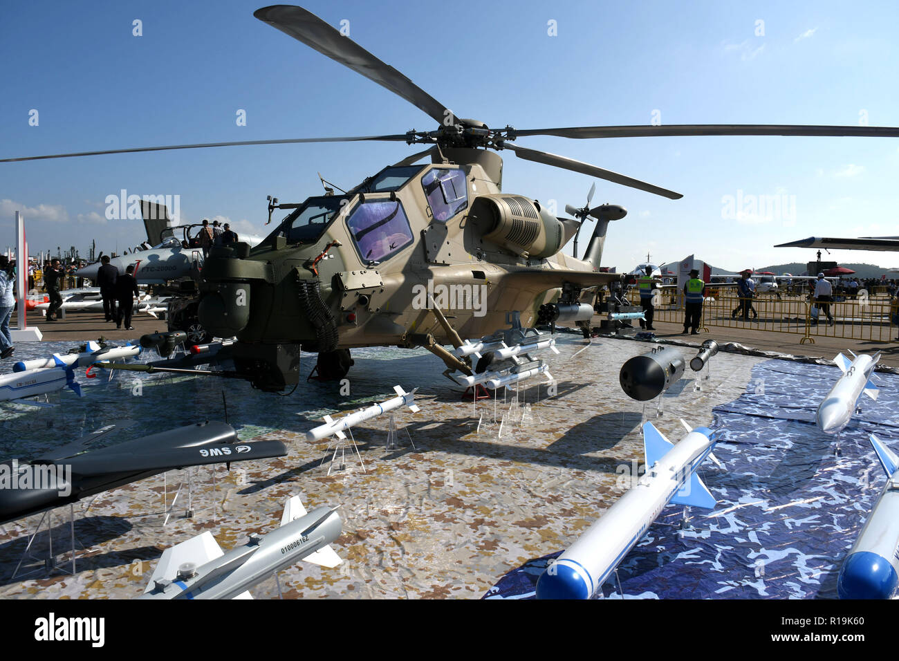 Zhuhai, Zhuhai, China. 10th Nov, 2018. Zhuhai, CHINA-The Z-10 ME ...