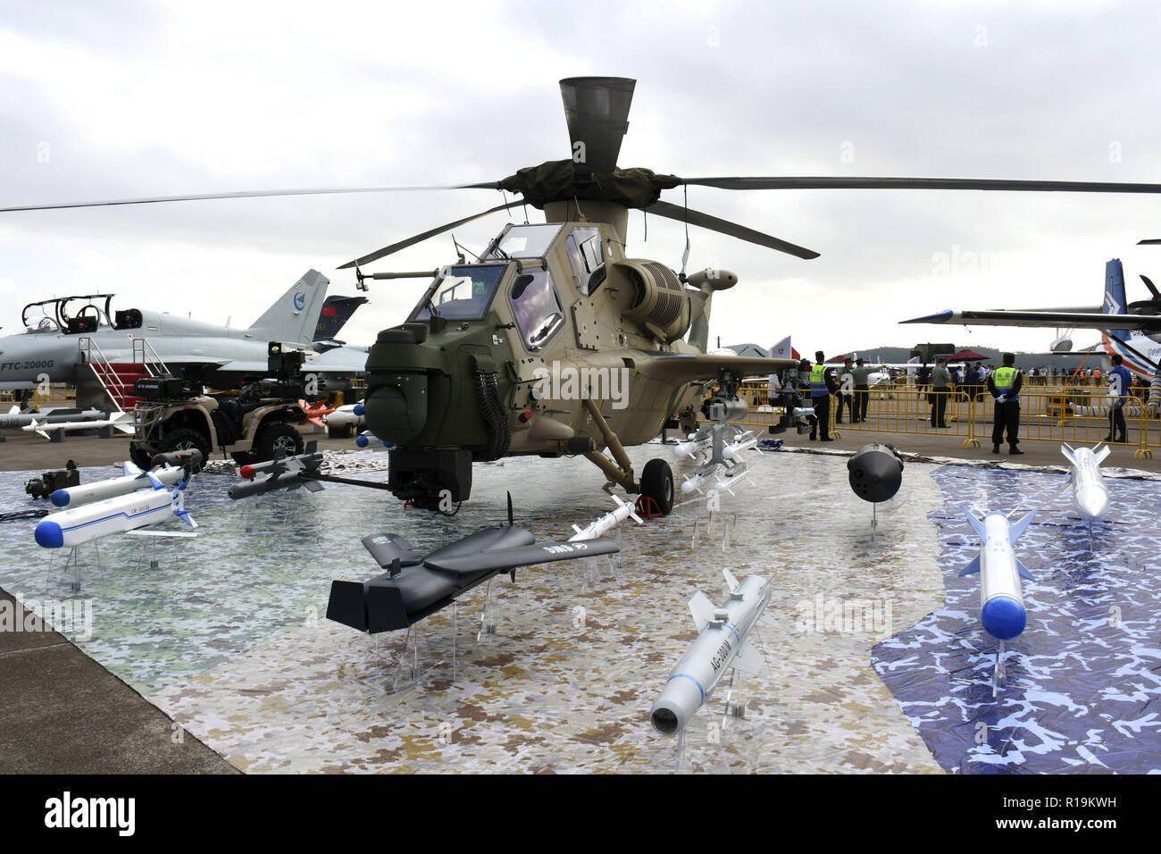 Zhuhai, Zhuhai, China. 10th Nov, 2018. Zhuhai, CHINA-The Z-10 ME ...