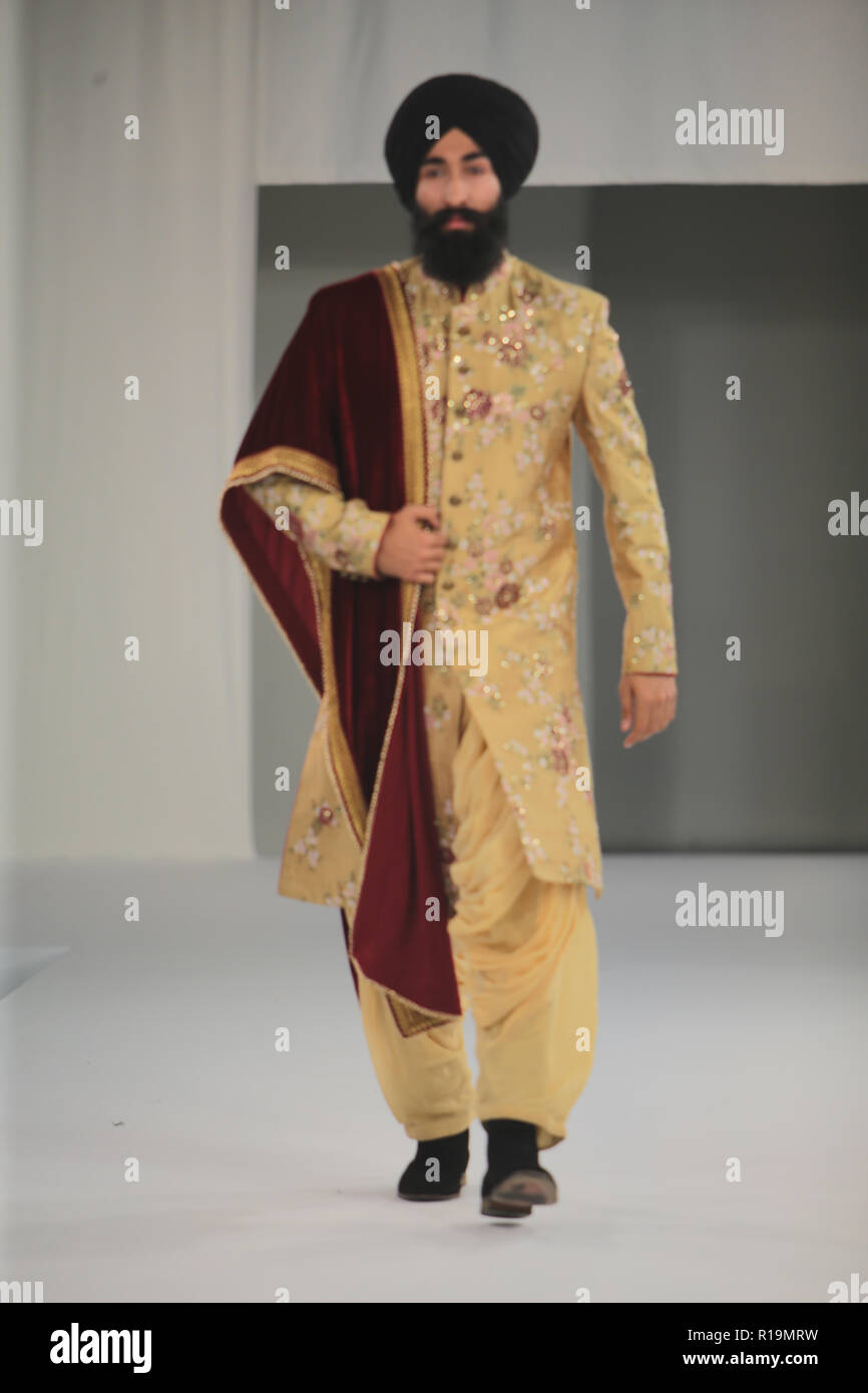 London 10 November 2018 The National Asian Wedding Show runway show ...