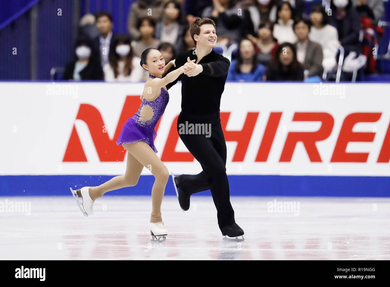 Audrey Lu & Misha Mitrofanov (USA), NOVEMBER 9, 2018 - Figure Skating ...
