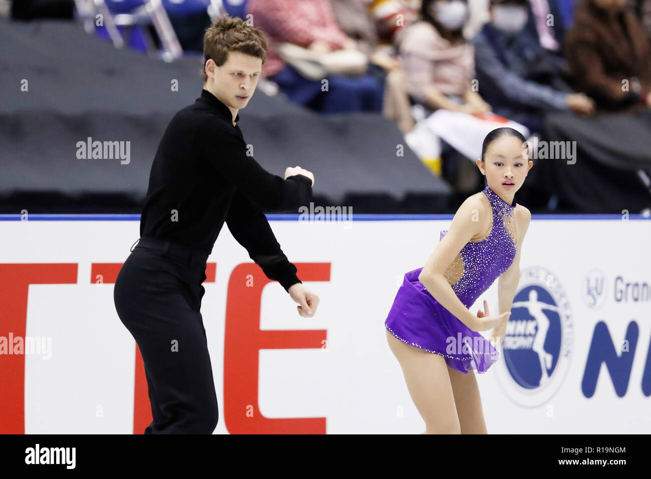 Audrey Lu & Misha Mitrofanov (USA), NOVEMBER 9, 2018 - Figure Skating ...