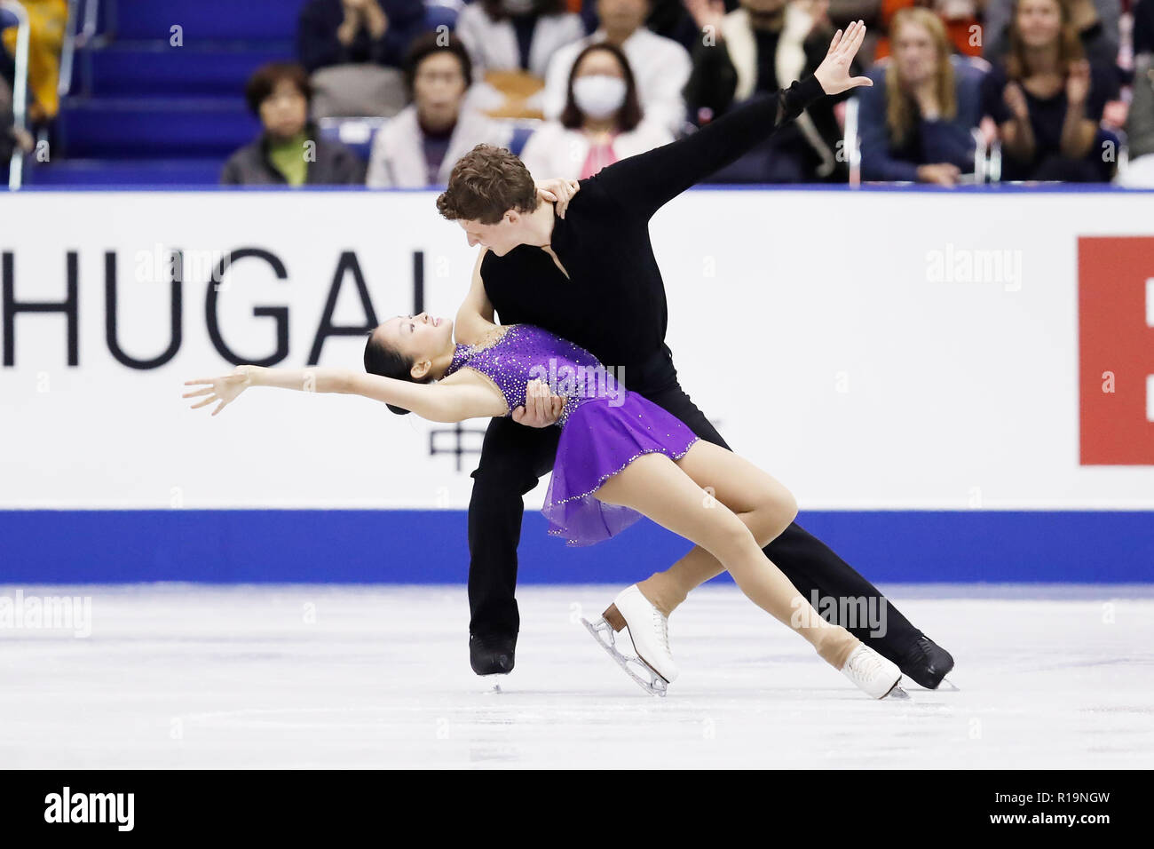 Audrey Lu & Misha Mitrofanov (USA), NOVEMBER 9, 2018 - Figure Skating ...