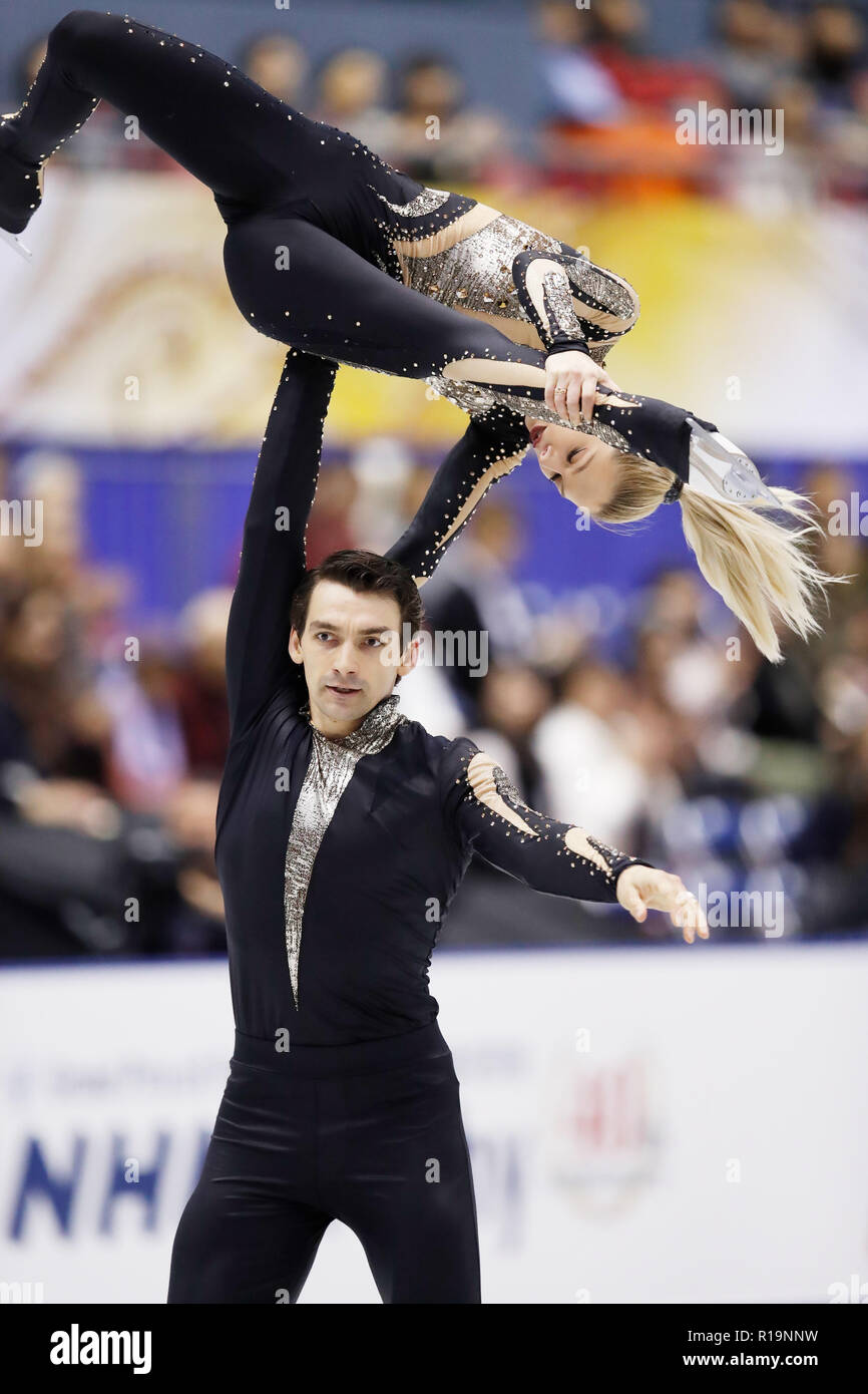 Alexa Scimeca Knierim & Chris Knierim (USA), NOVEMBER 9, 2018 - Figure ...