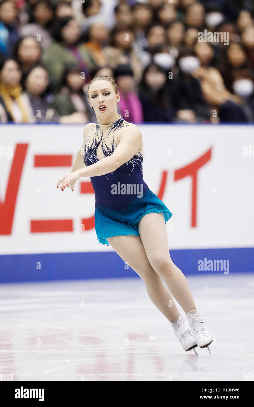 Courtney Hicks (USA), NOVEMBER 9, 2018 - Figure Skating : ISU Grand ...