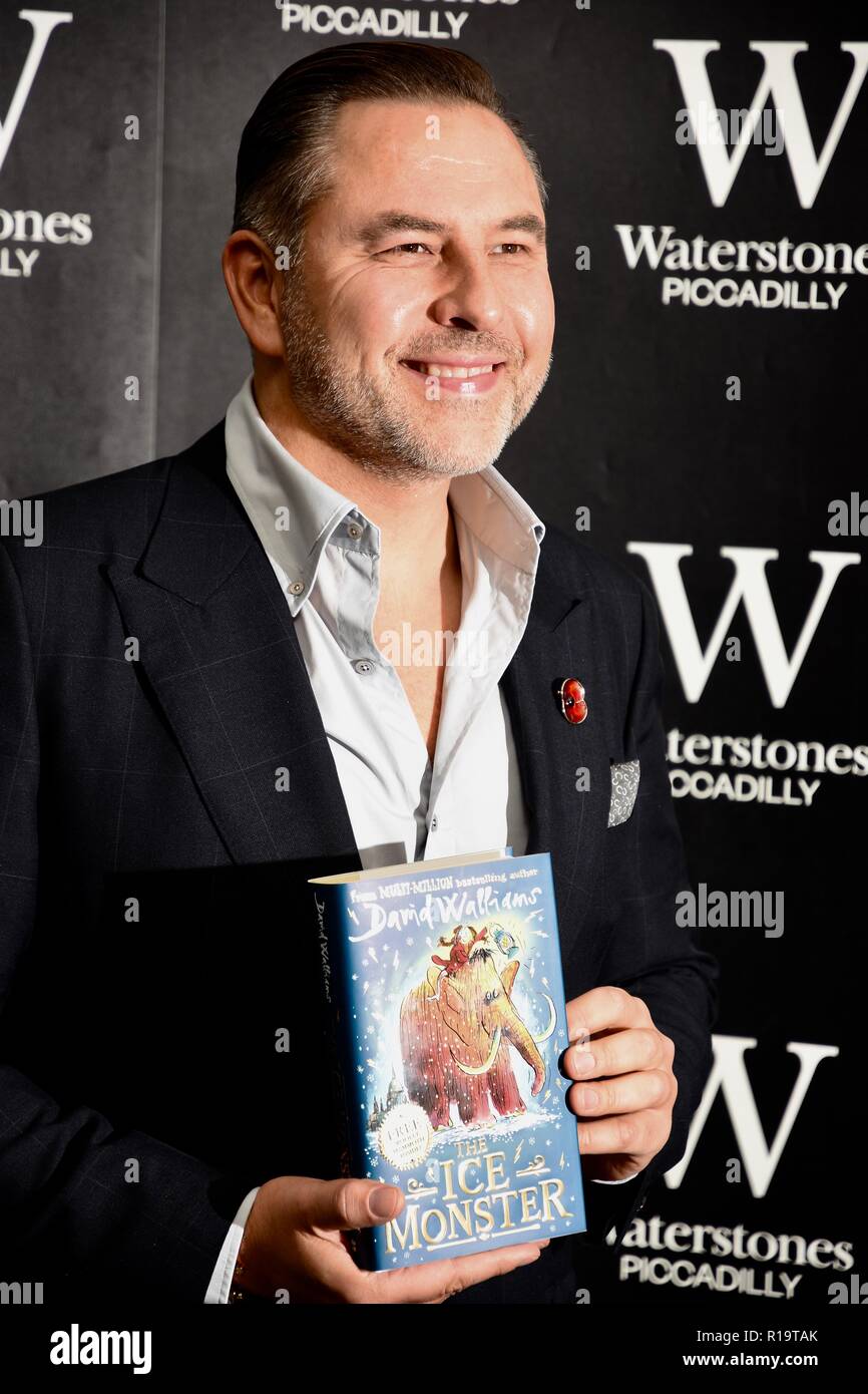 London, UK. 10th Nov, 2018. David Walliams, Presscall and Booksigning ...
