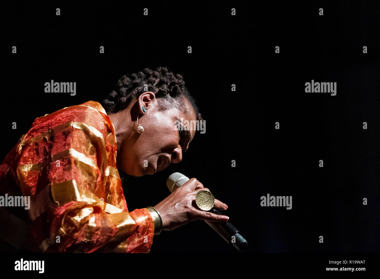 Cartagena, Spain. 09th November, 2018. American singer, Lisa Simone ...