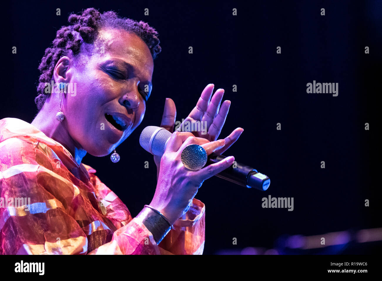 Cartagena, Spain. 09th November, 2018. American singer, Lisa Simone ...