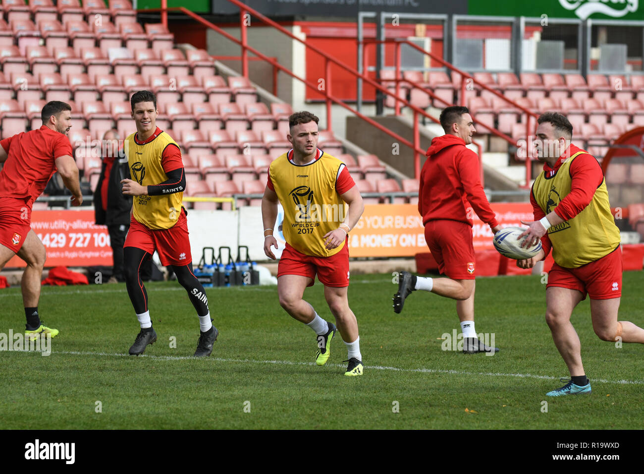 Racecourse Ground, Wrexham, UK. 10th Nov, 2018. ; Rugby League World ...
