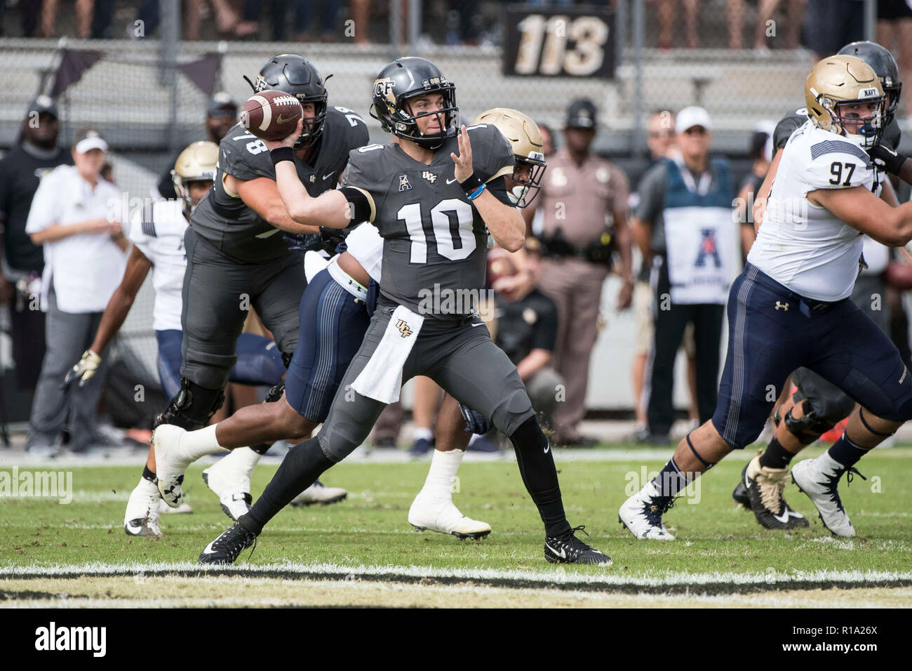Orlando, FL, USA. 10th Nov, 2018. UCF Knights quarterback McKenzie ...