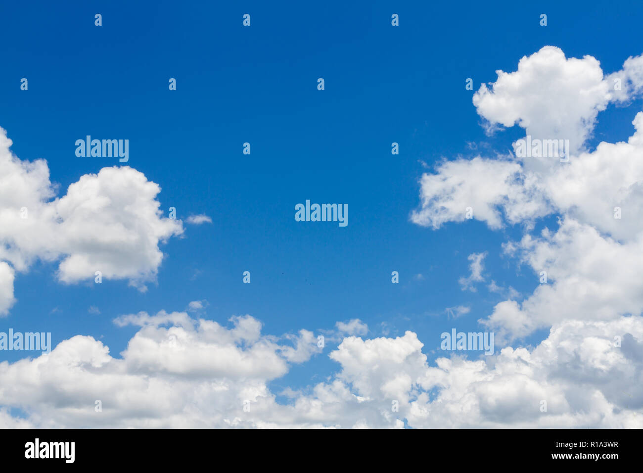 Blue sky and cloud nature background Stock Photo - Alamy
