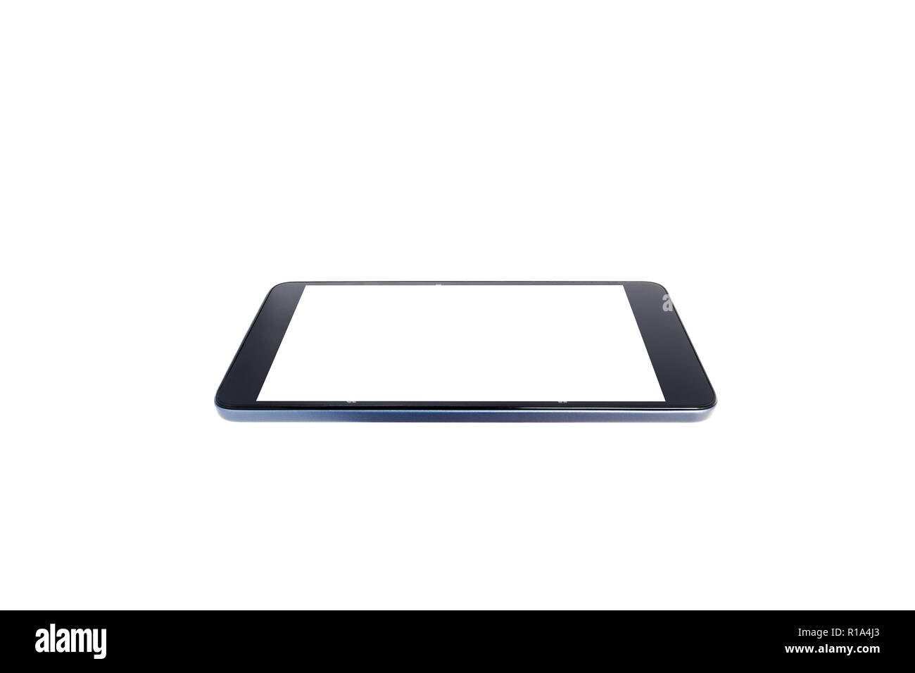 Smartphone black color close-up isolated on white background with ...