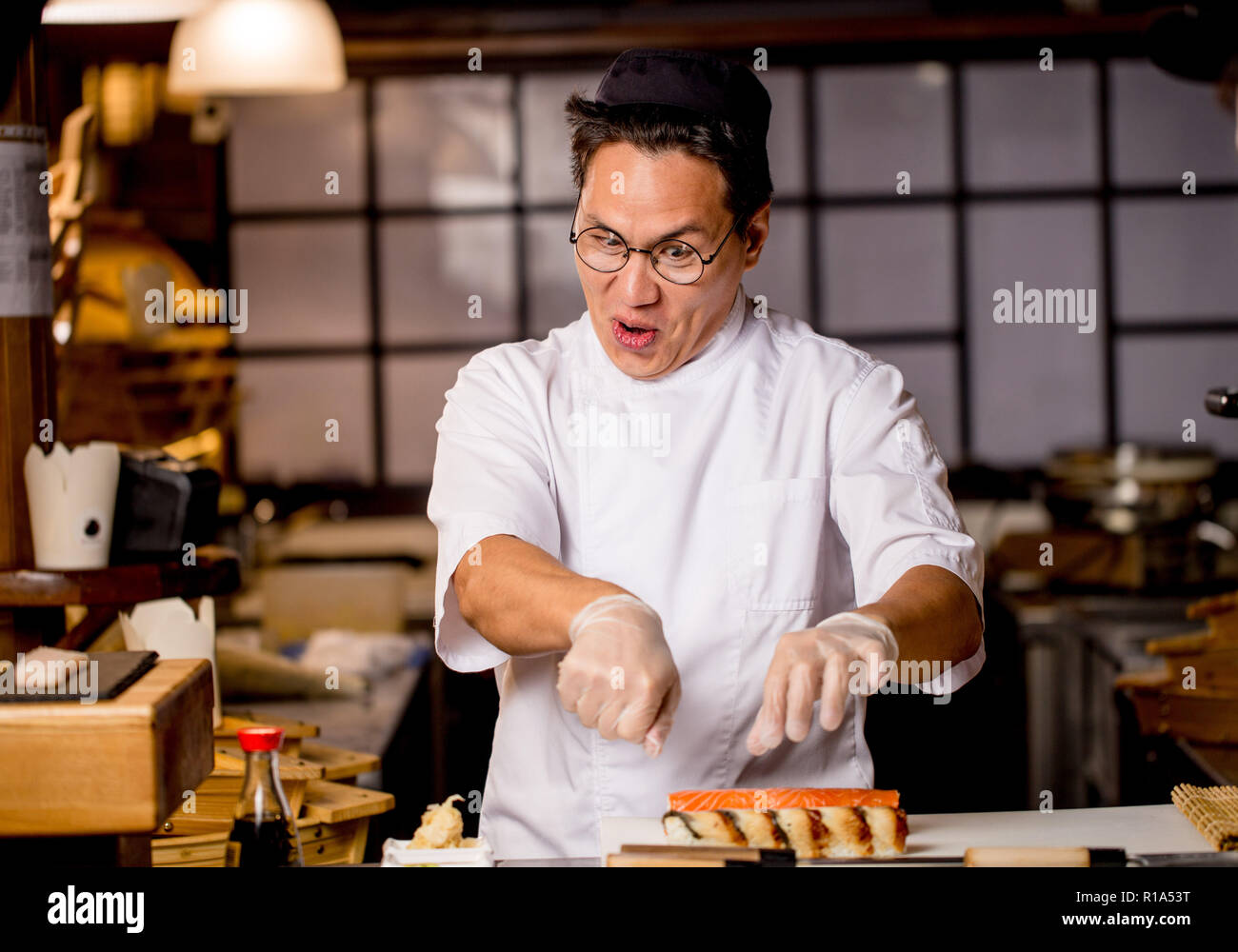 Man mad at restaurant hi-res stock photography and images - Alamy