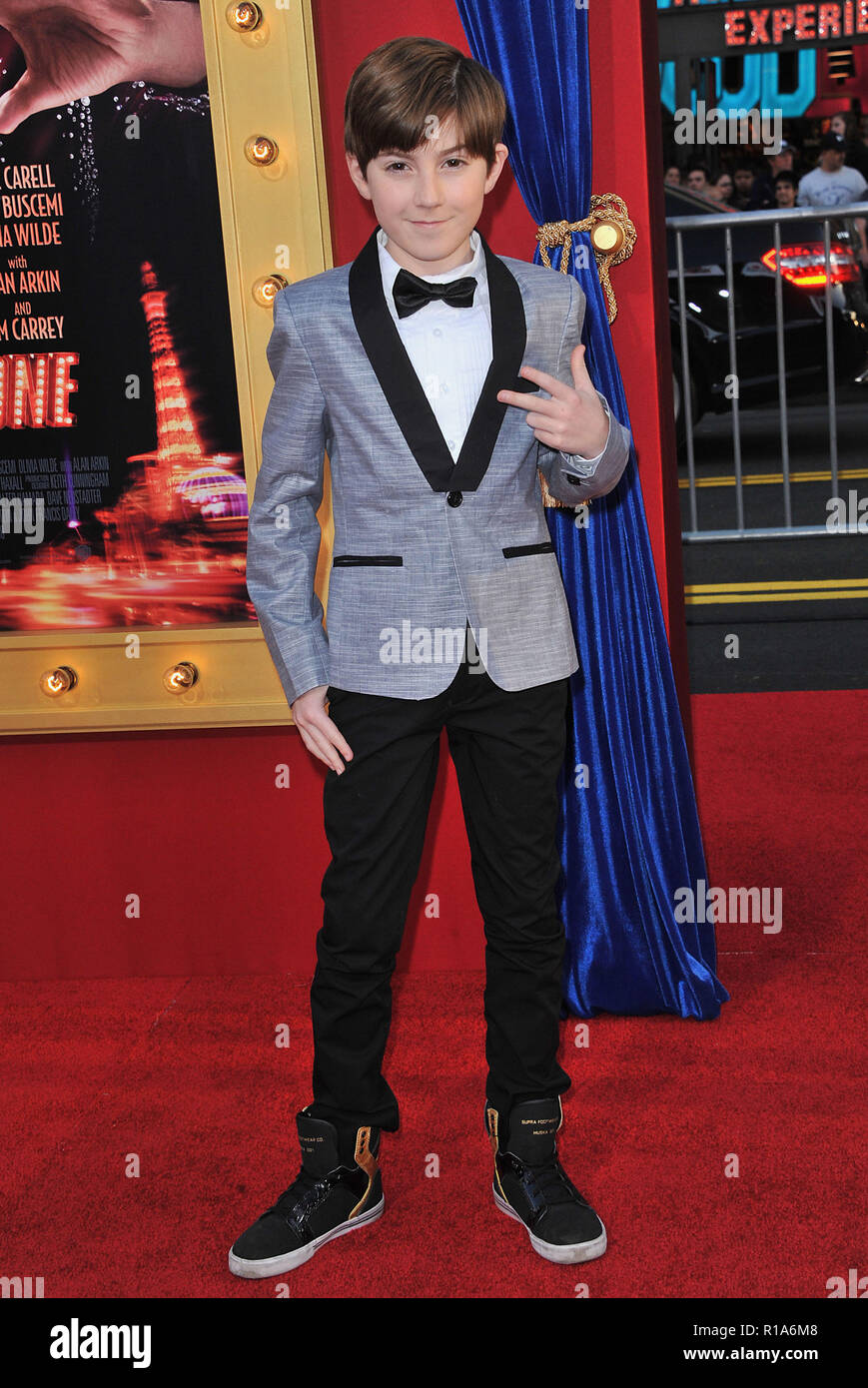 Mason Cook at The Incredible Burt Wonderstone Premiere at the Chinese ...