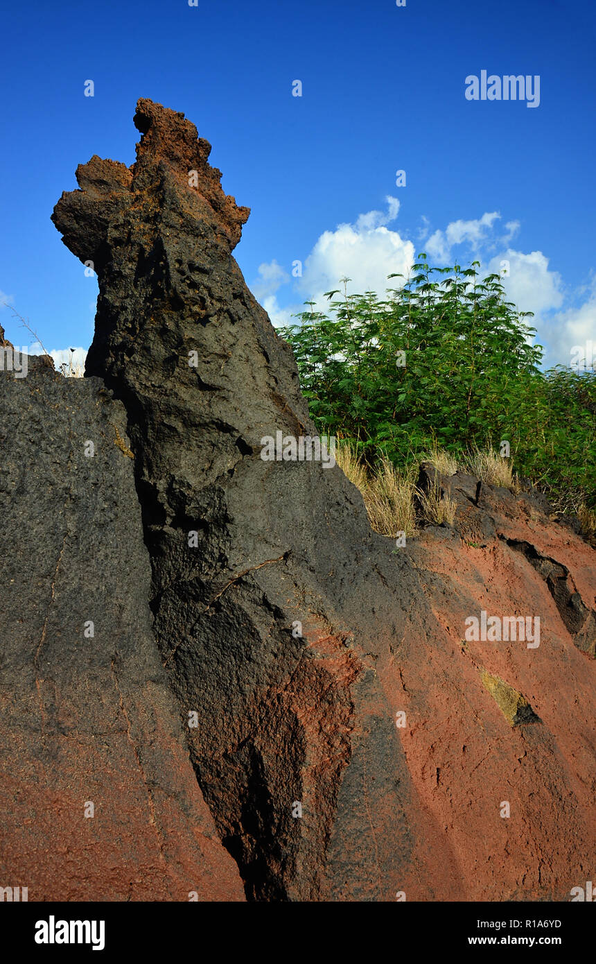 Aeolian Islands, Sicily, Italy. Island of Vulcano, the Valle dei mostri ...