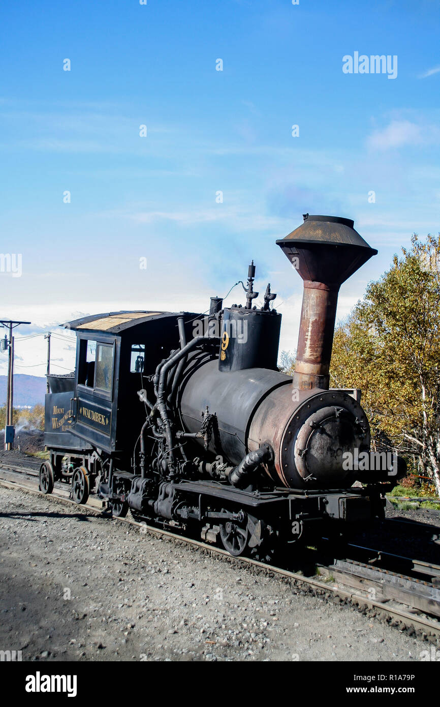 Steam Locomotive Mount Washington Cog High Resolution Stock Photography ...