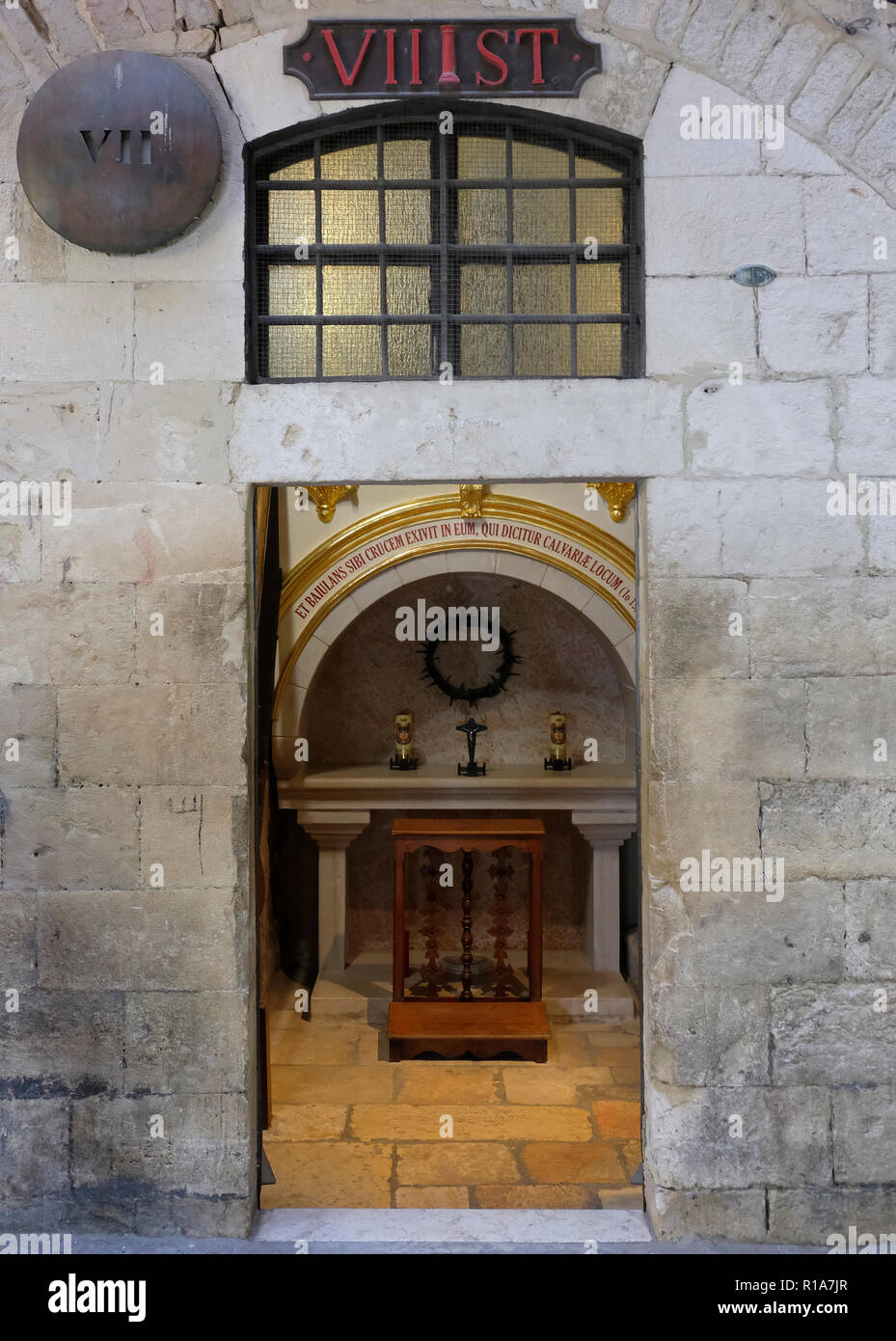 7th station of cross hi-res stock photography and images - Alamy